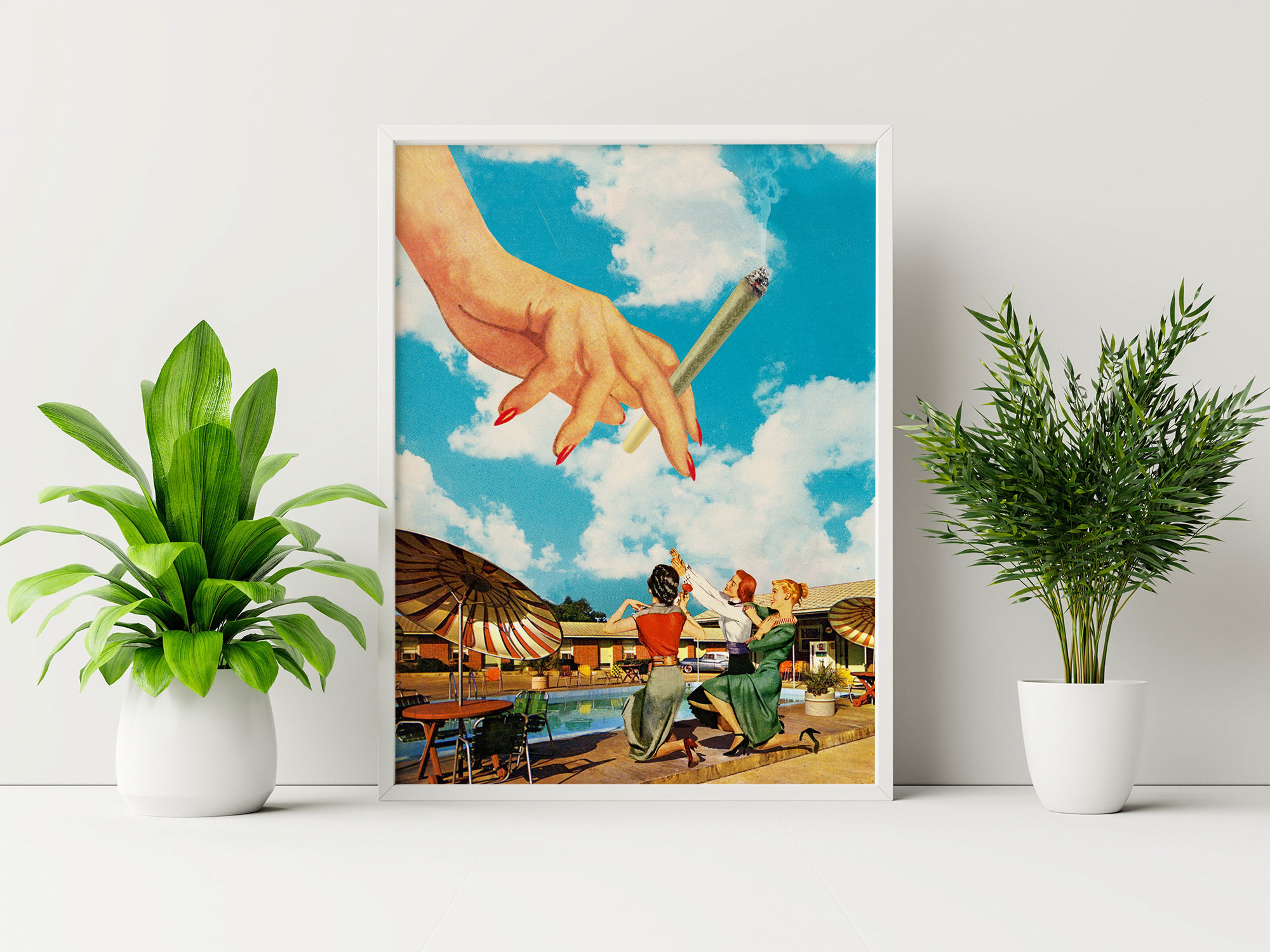 POSTER The Giver v4 (Weed Art, Weed Poster, Marijuana Art, Collage Art ...