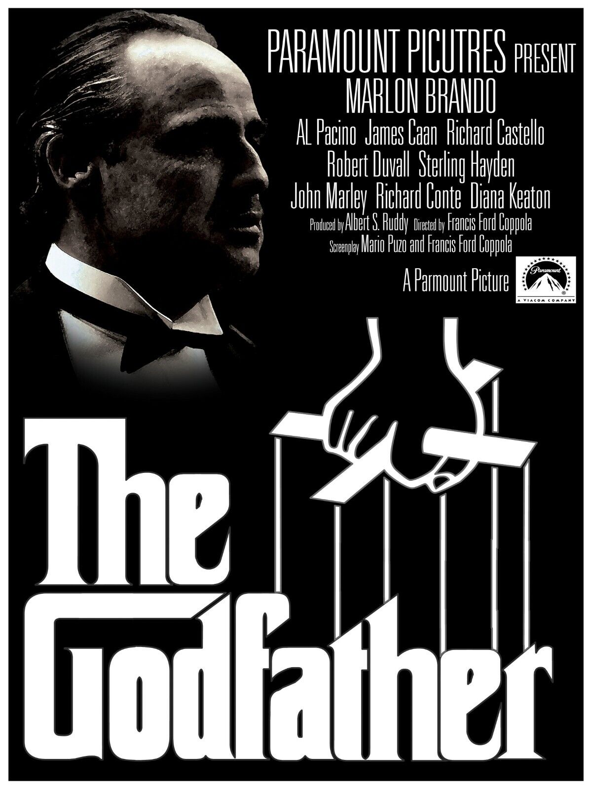 POSTER The Godfather Marlon Brando - Poster-16x24-UNFRAMED - Walmart.com