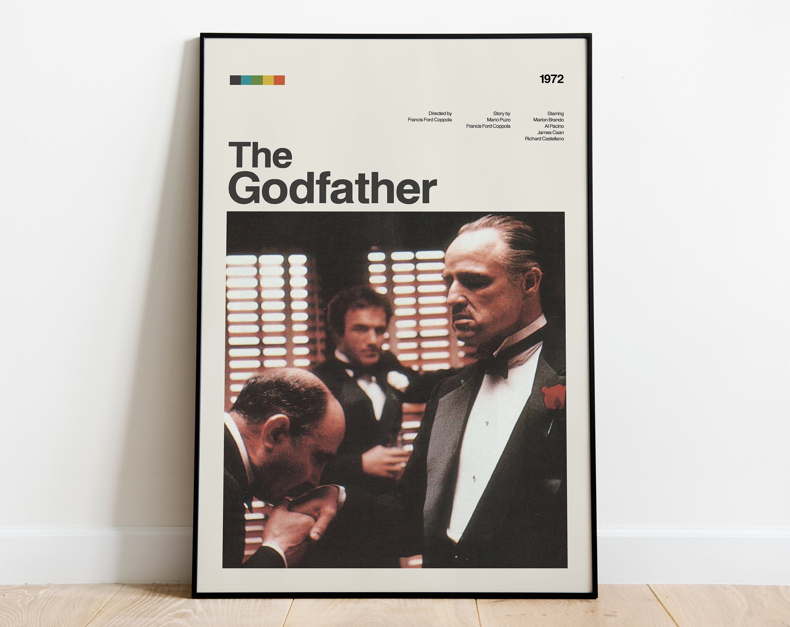 POSTER The Godfather Movie Poster, Modern Movie Poster Print, The ...