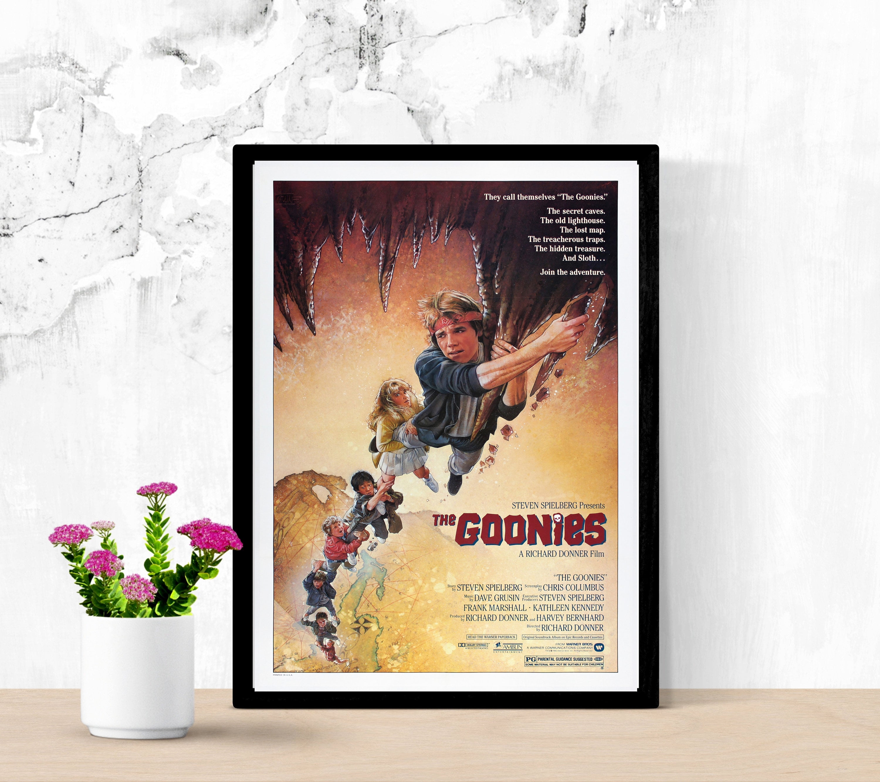 POSTER The Goonies Movie Poster, Vintage Movie Poster, Vintage Film Art ...