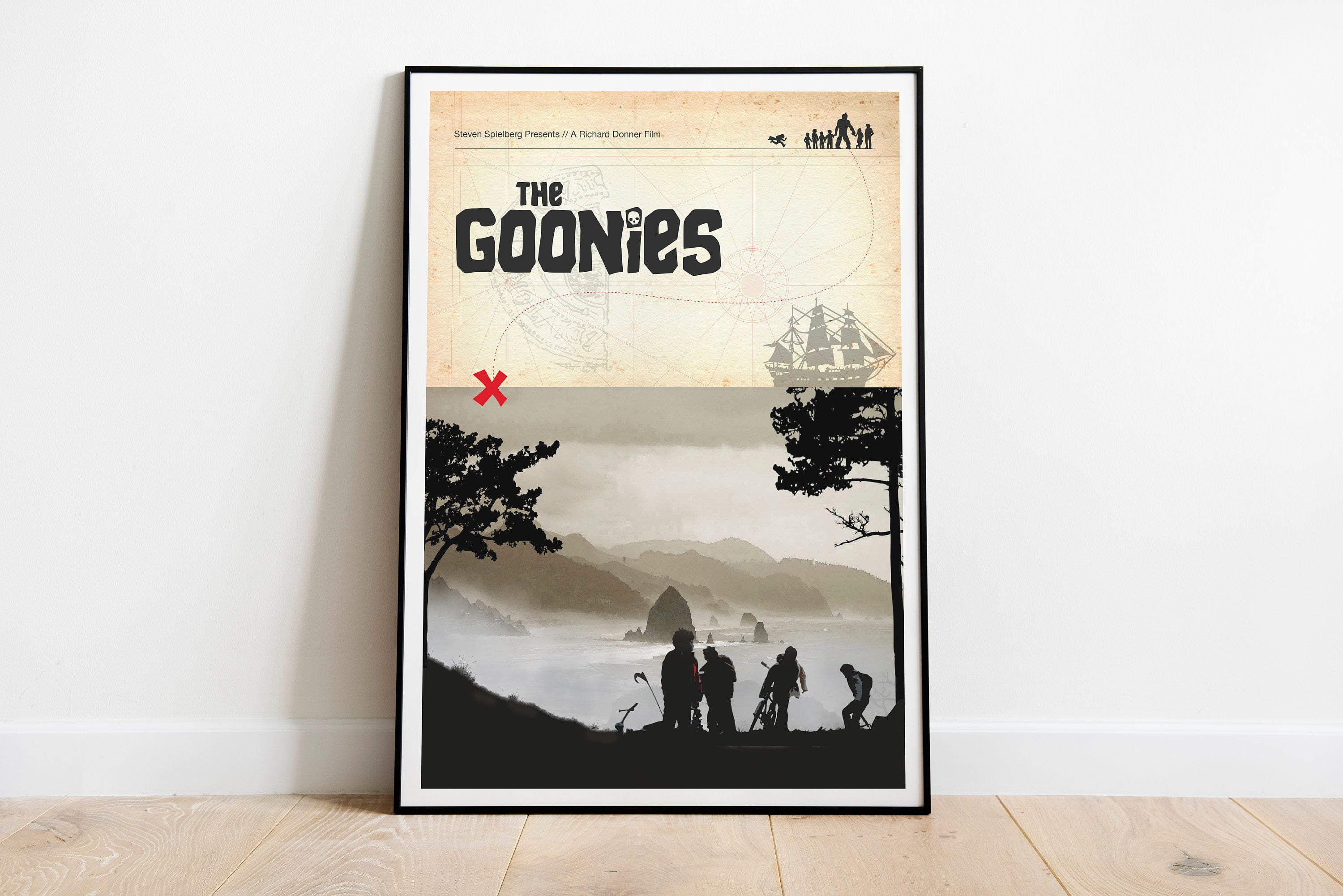 POSTER The Goonies Print Goonies Wall Art For Living Room Film Poster ...