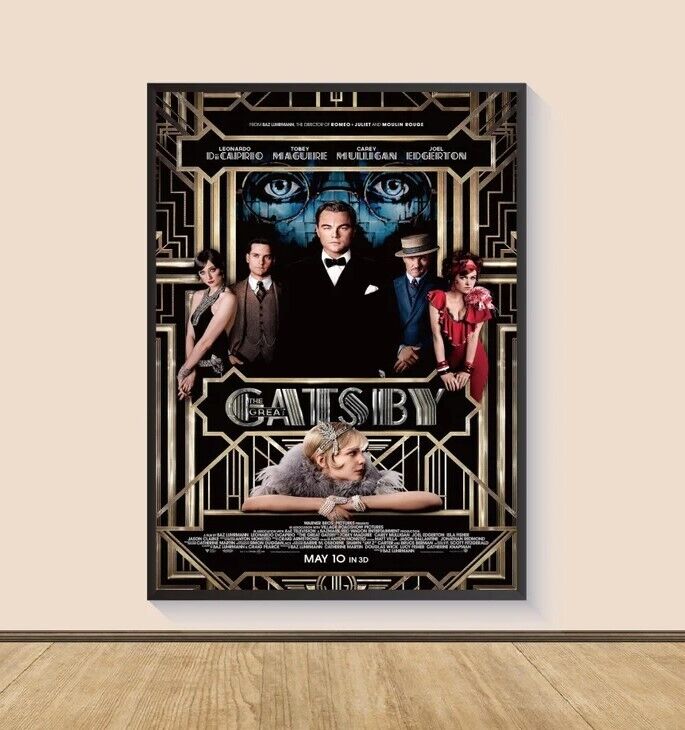 POSTER The Great Gatsby Movie Poster Print, Wall Art, Room Decor, Movie ...