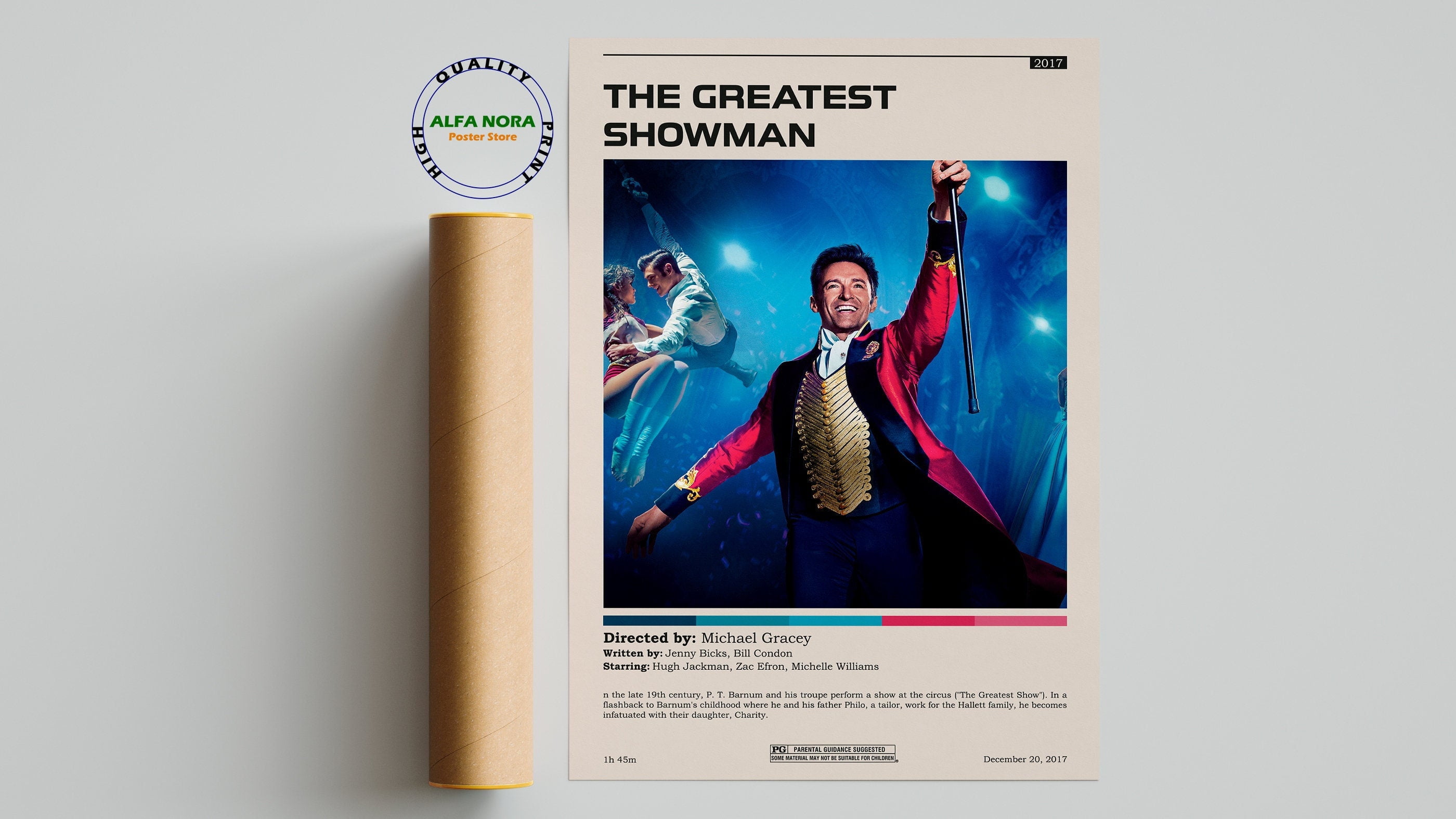 POSTER The Greatest Showman / The Greatest Showman Poster / Minimalist ...