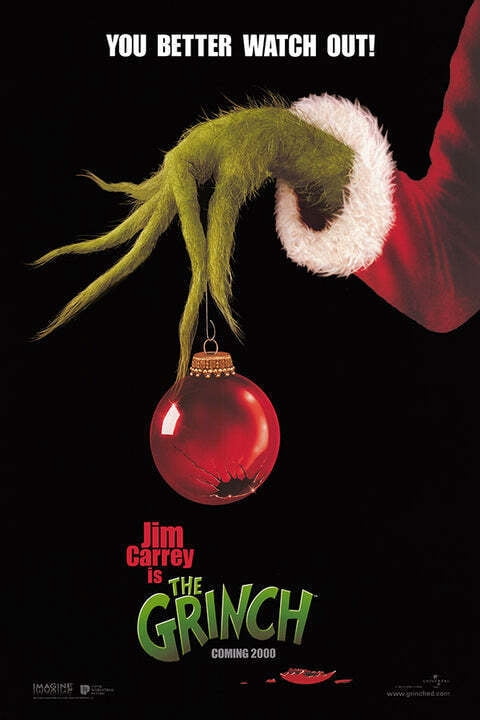 POSTER The Grinch Jim Carrey Movie Poster-12x18-UNFRAMED - Walmart.com