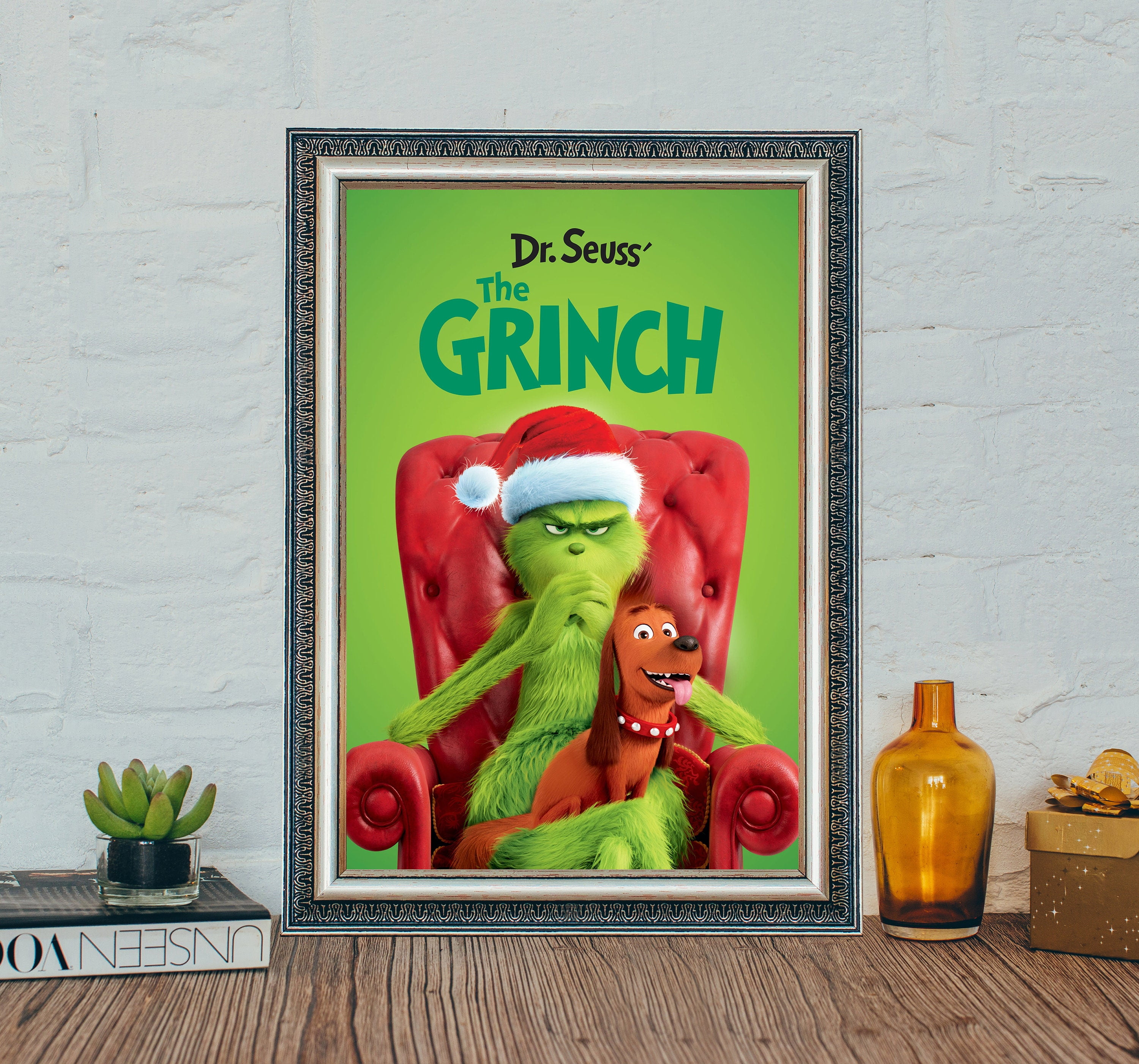 POSTER The Grinch Movie Poster, The Grinch (2018) Classic Vintage Movie ...