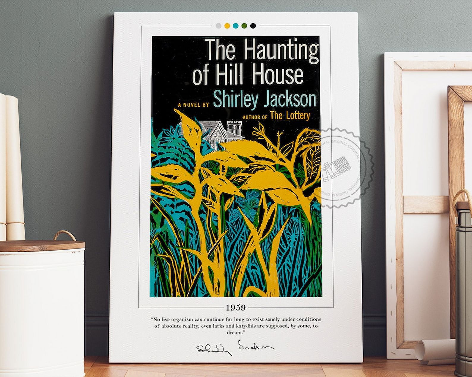 POSTER The Haunting of Hill House Book Cover Poster | Shirley Jackson ...