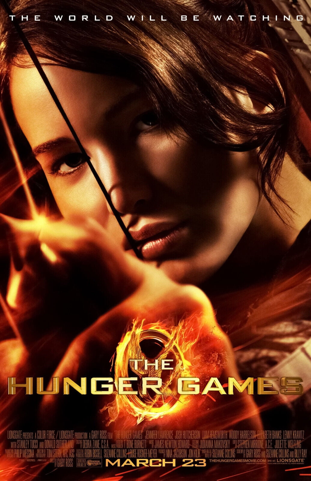 POSTER The Hunger Games Film By Gary Ross 2012 Logo Movie Poster-12x18 ...