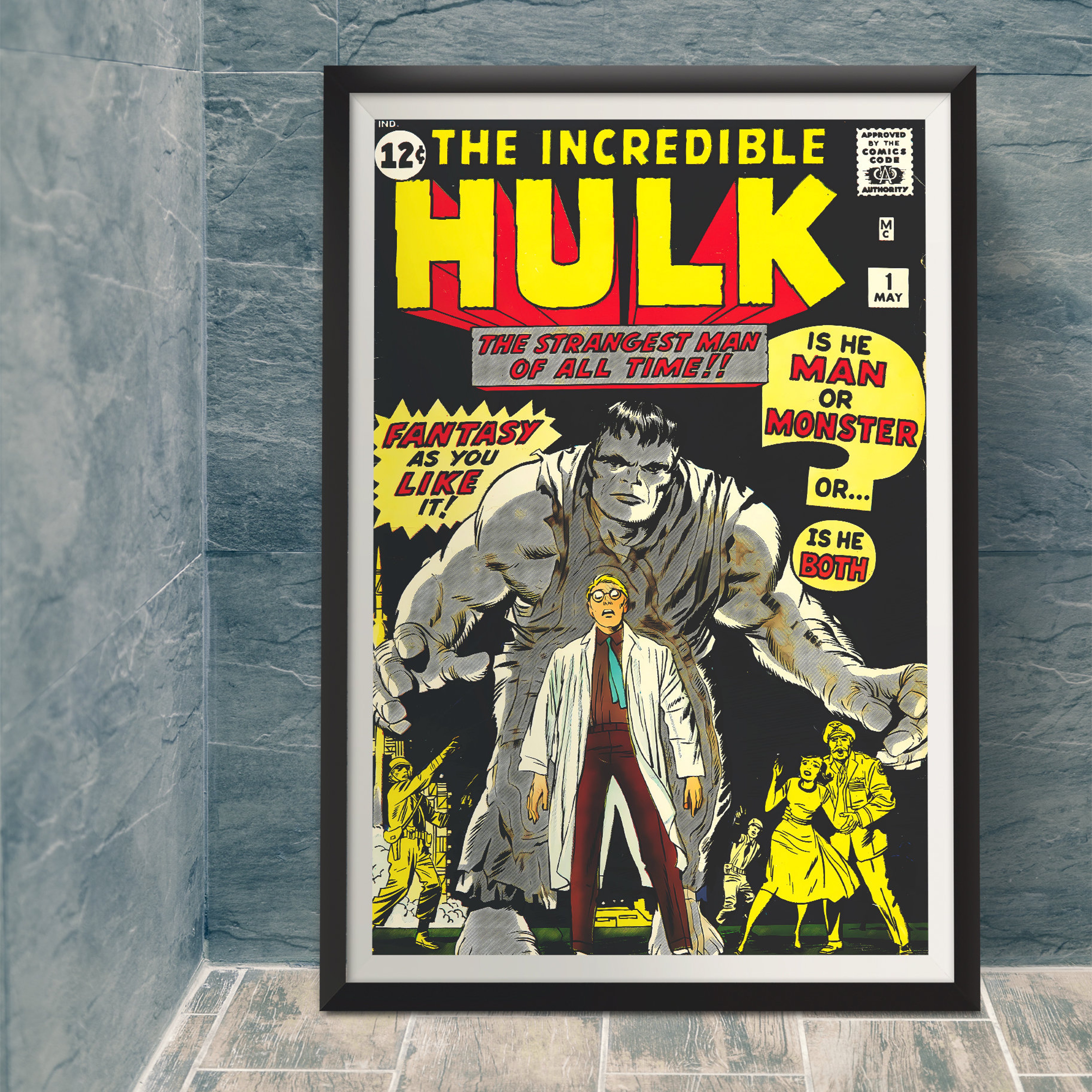 POSTER The Incredible Hulk #1 Marvel 1962 Origin and 1st Appearance of ...