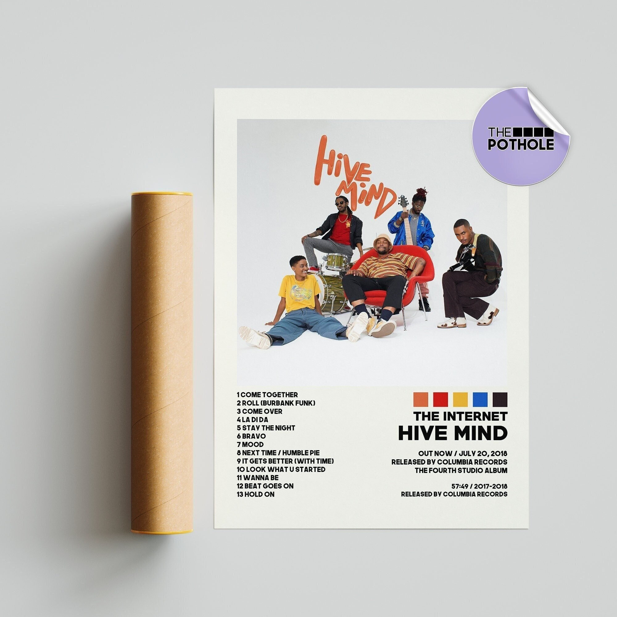POSTER The Internet Posters / Hive Mind Poster / Tracklist Album Cover ...