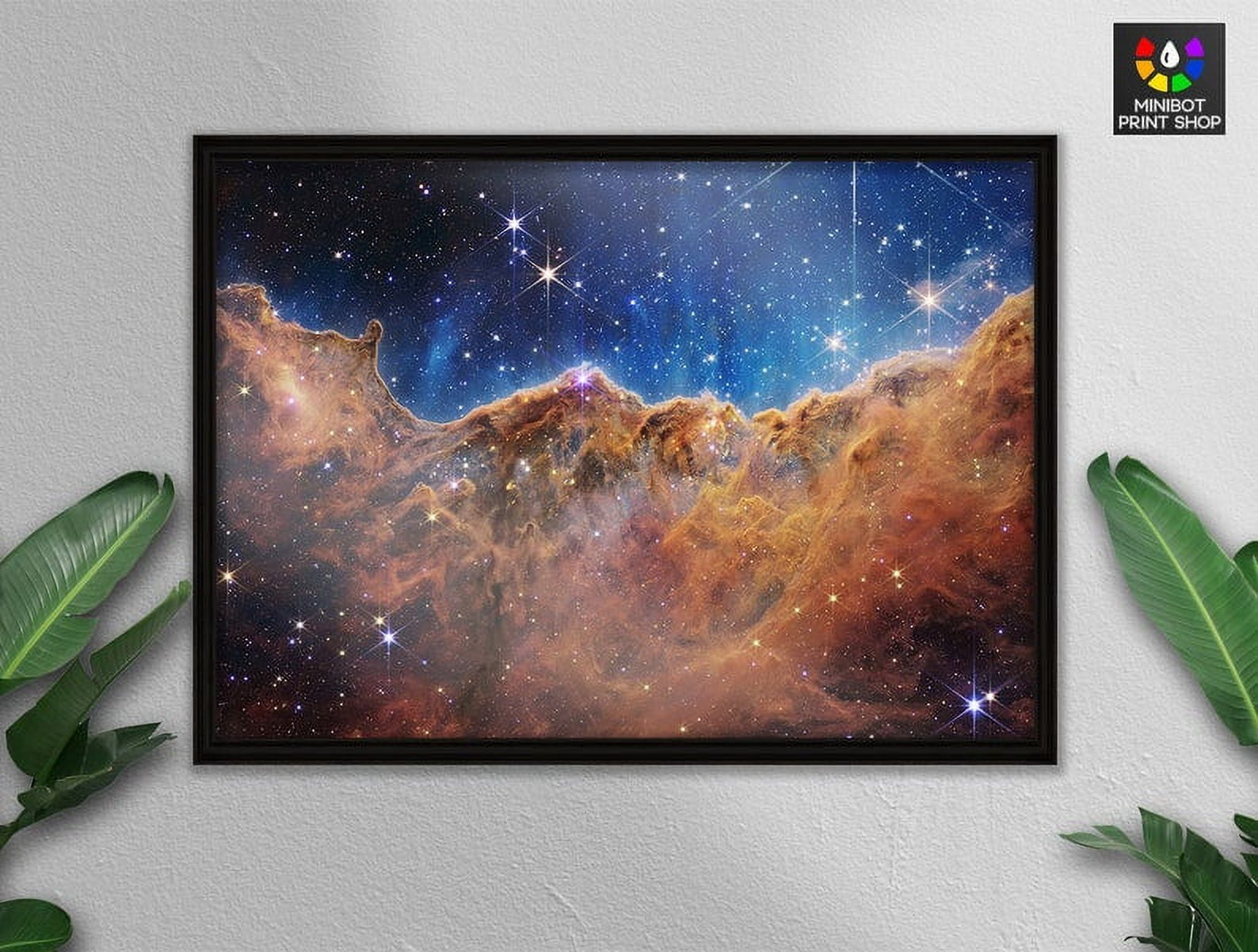 POSTER The James Webb Space Telescope, Carina Nebula, Milky Way Galaxy ...