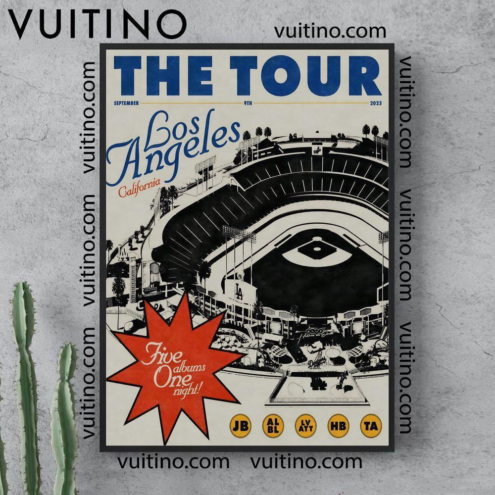 POSTER The Jonas Brothers Five Albums One Night Los Angeles Dodgers Stadium Vertical Poster-8x12 ...