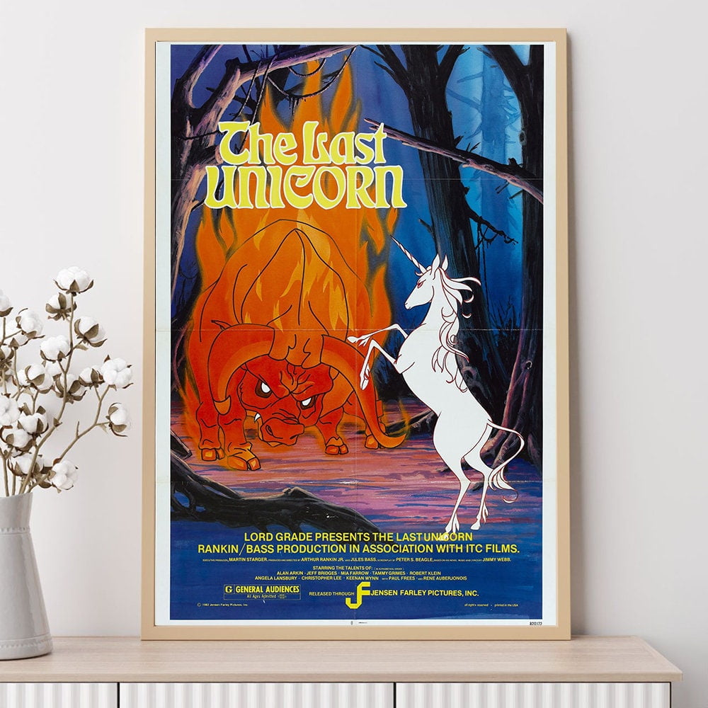 POSTER The Last Unicorn (1982)--Movie Poster, Art Prints, Home Decor,Wall Art-UNFRAMED - Walmart.com