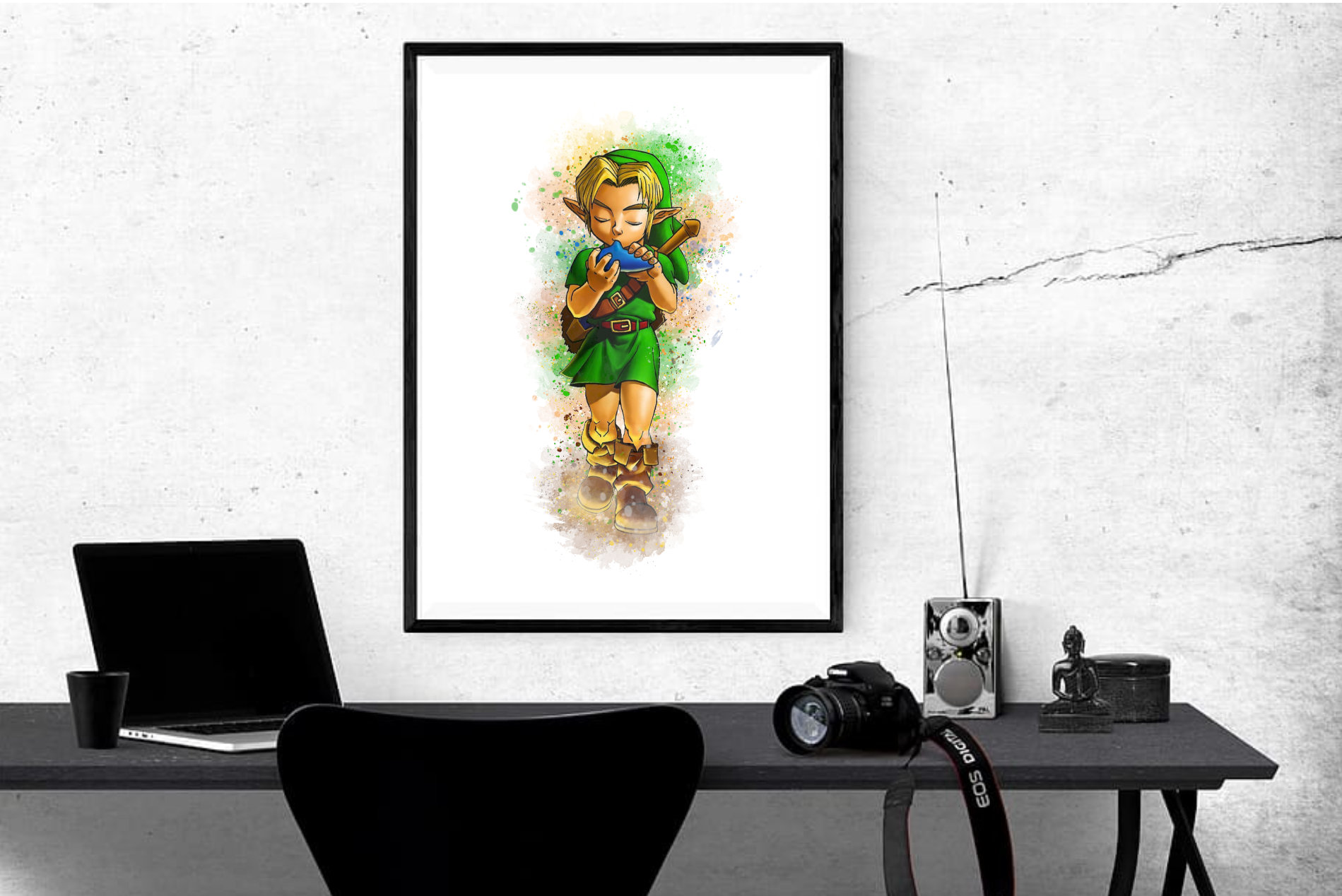 POSTER The Legend Of Zelda Poster Print - Ocarina Of Time Wall Art ...
