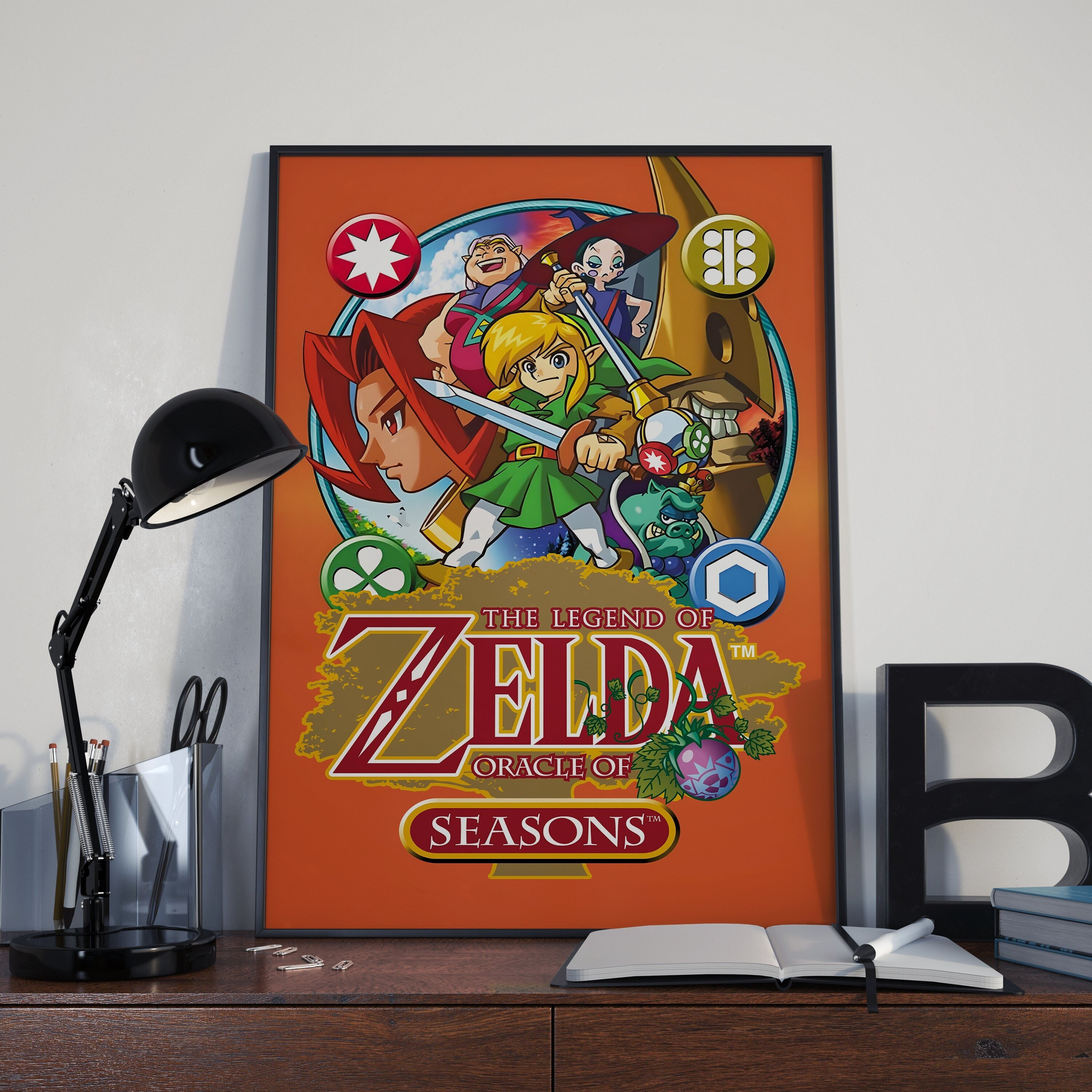 POSTER The Legend of Zelda Oracle of Seasons Poster | Gaming Poster ...