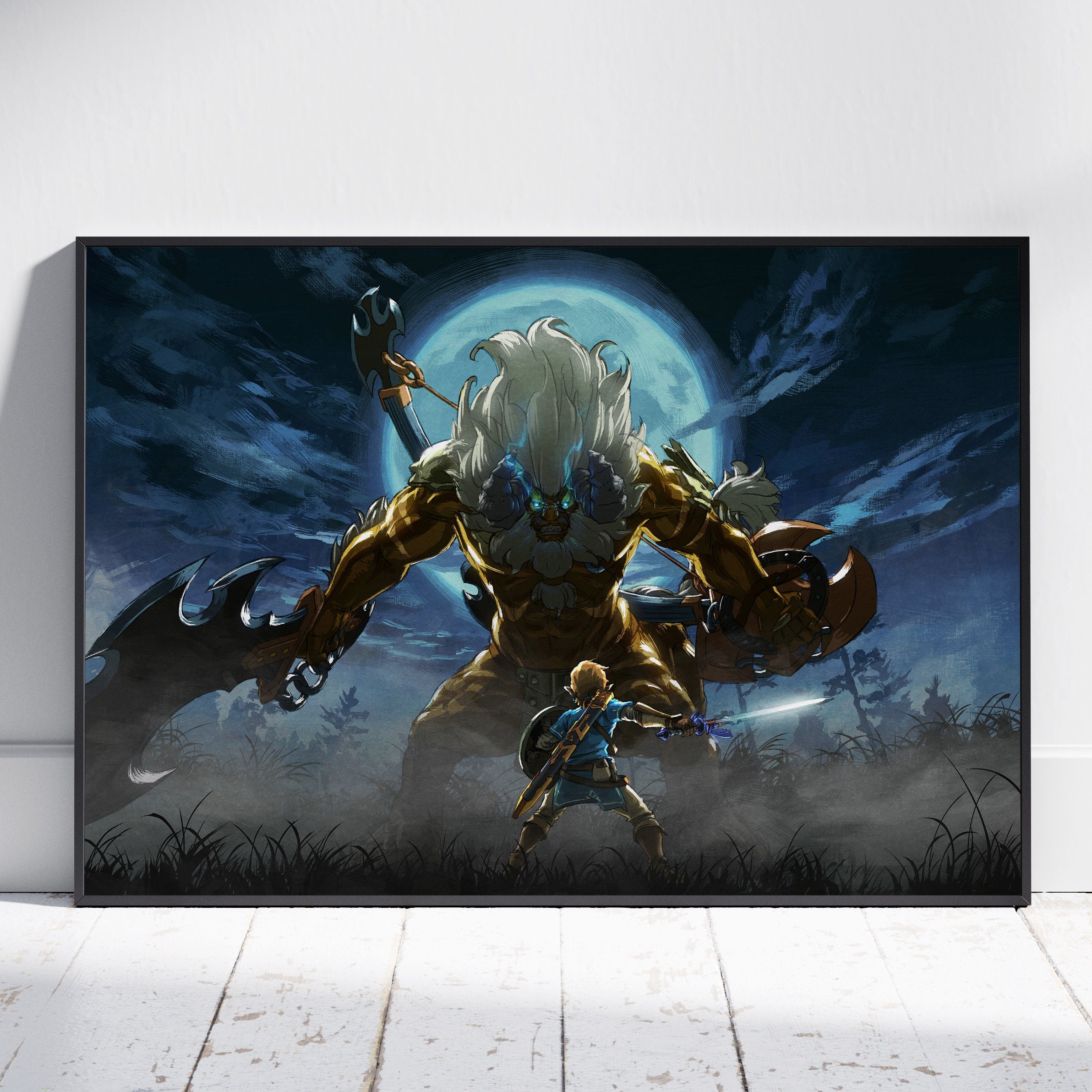 POSTER The Legend of Zelda Poster, Breath of The Wild Wall Art, Game ...