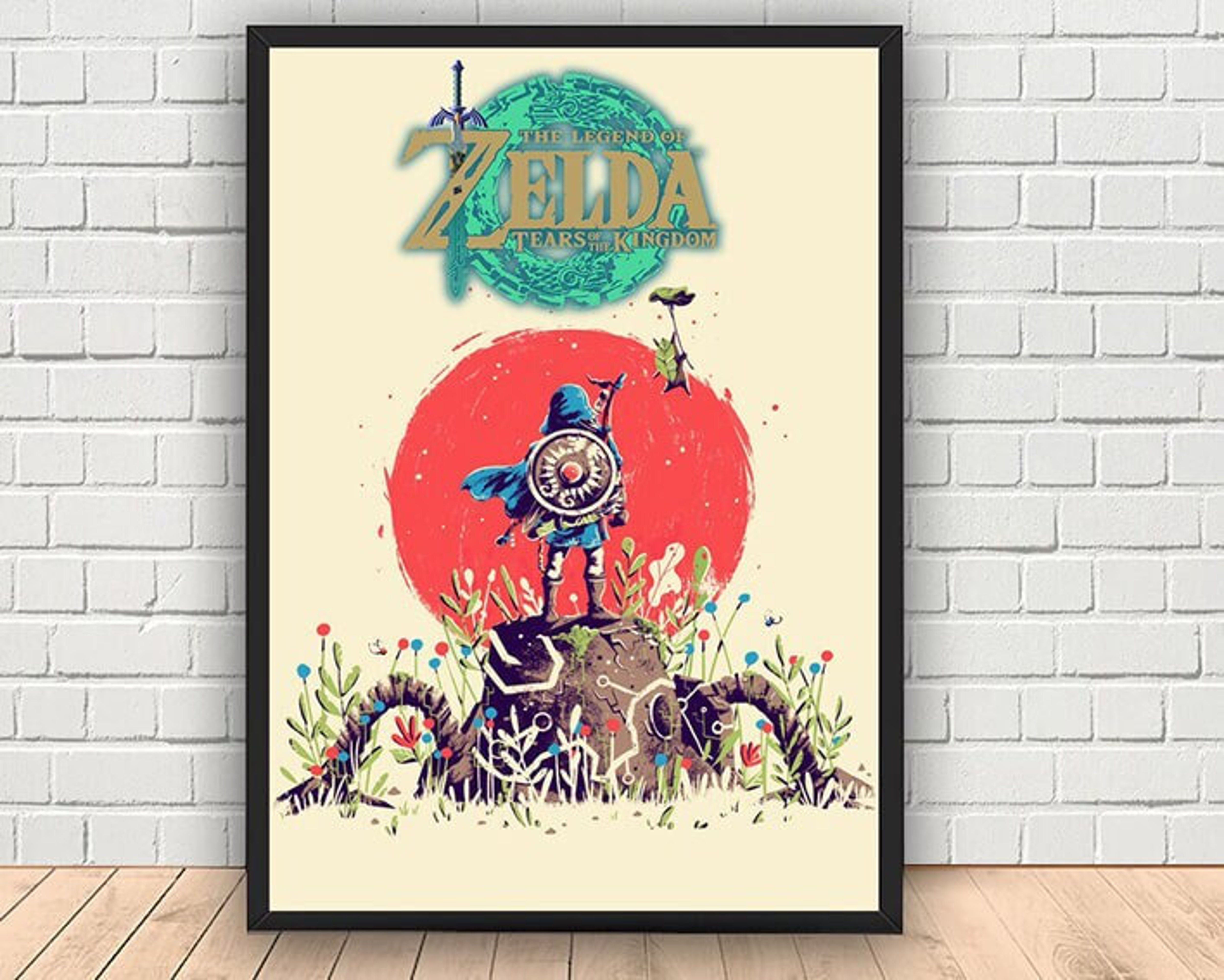 POSTER The Legend of Zelda Tears of the kingdom Poster,Wall Art Decor ...