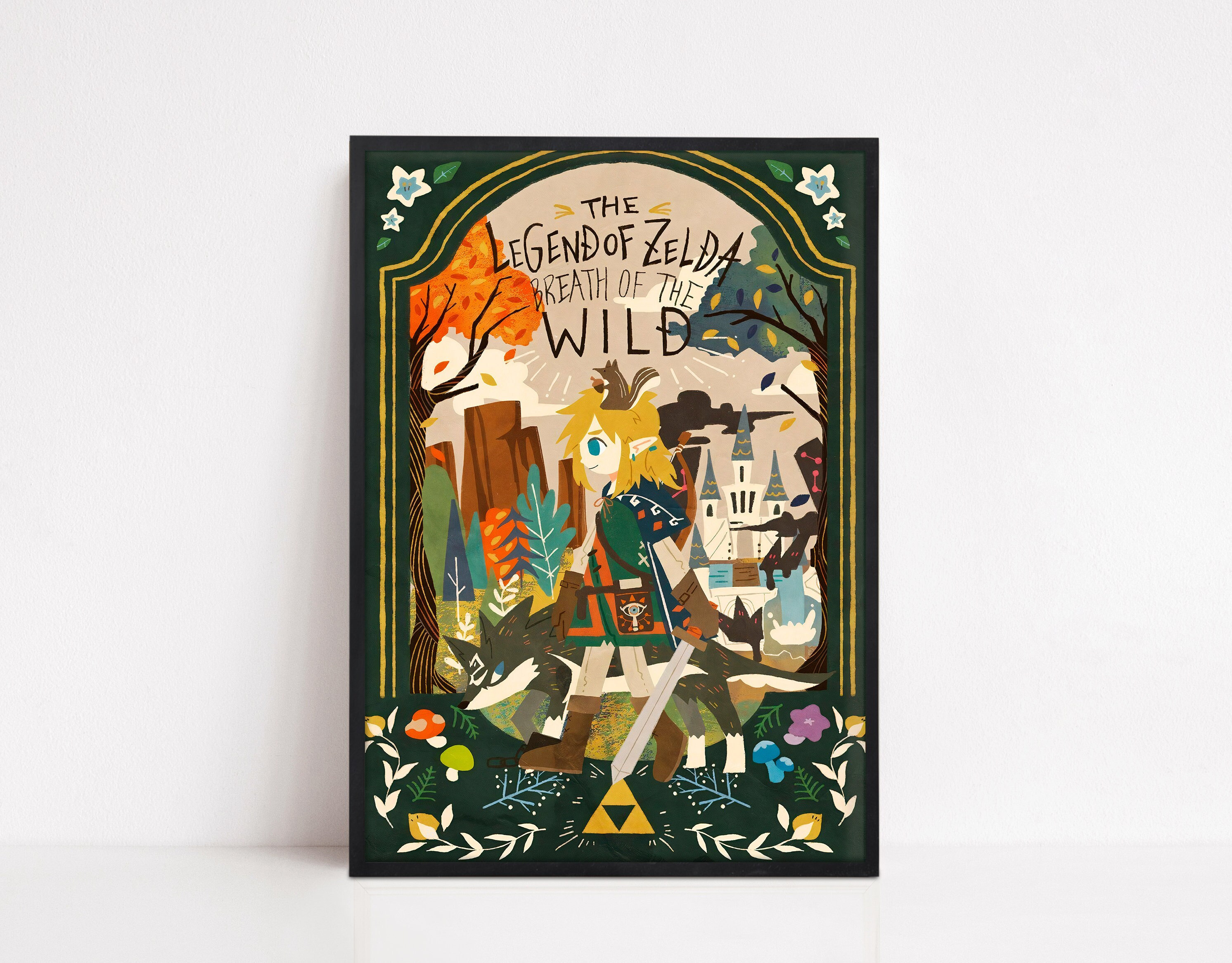 POSTER The Legend of Zelda Travel Poster - Breath of The Wild - Zelda ...