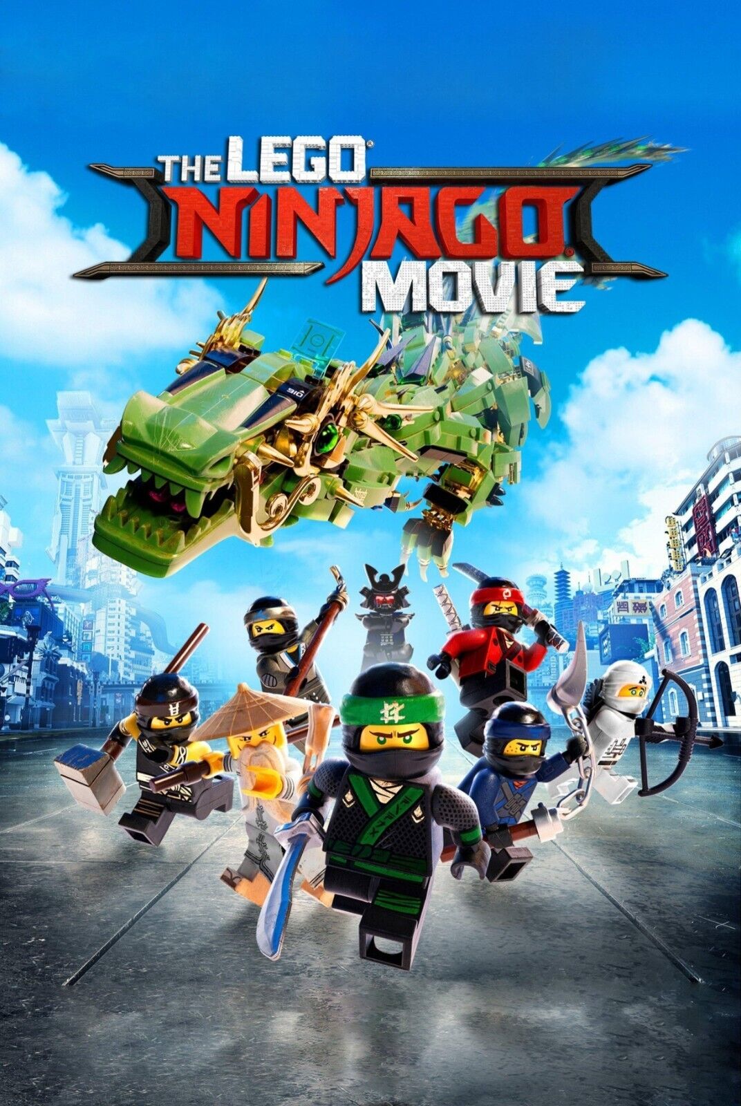 POSTER The Lego Ninjago Movie Movie Poster Sign [B]-8x12-UNFRAMED ...