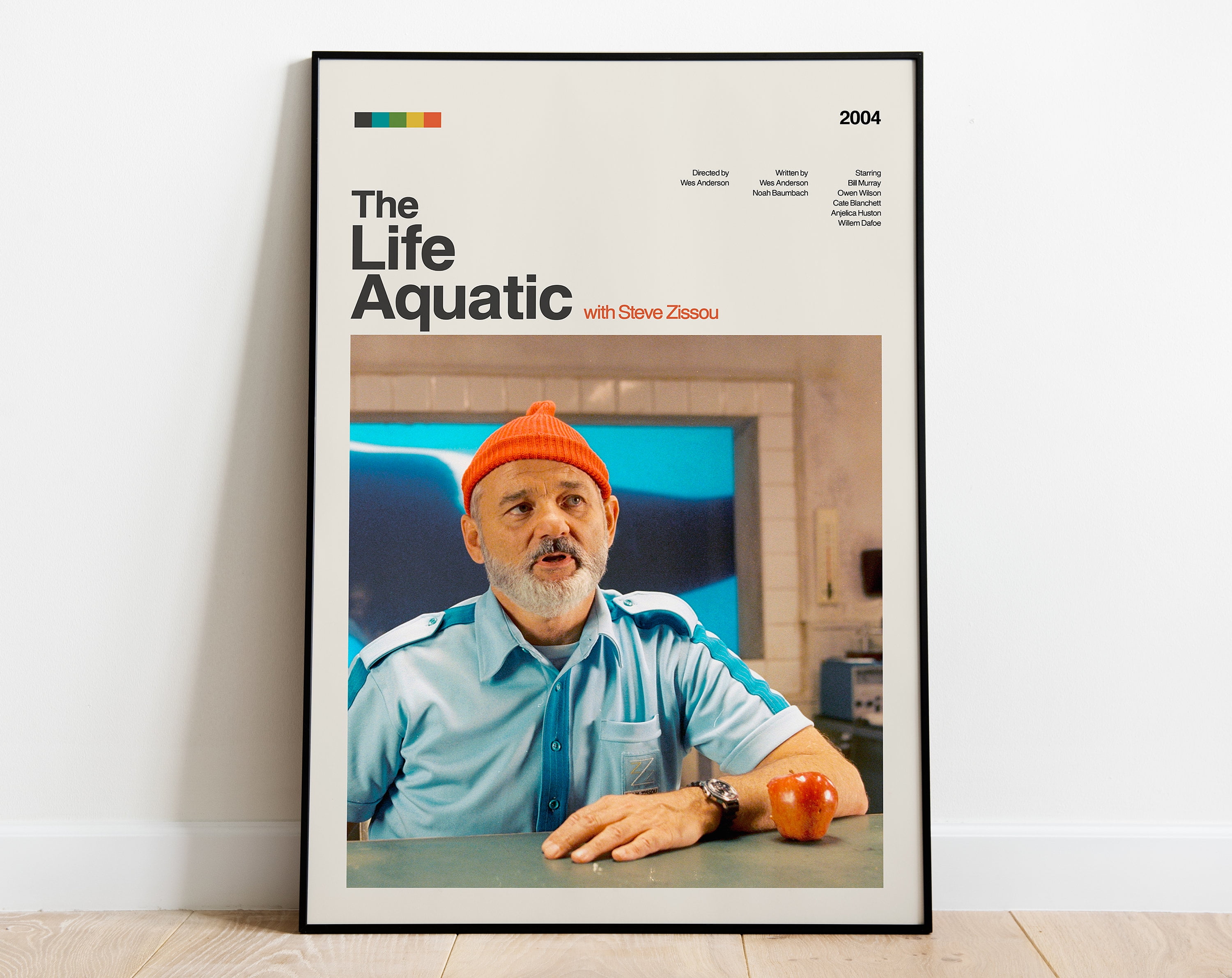 POSTER The Life Aquatic with Steve Zissou Movie Poster, Modern Movie ...