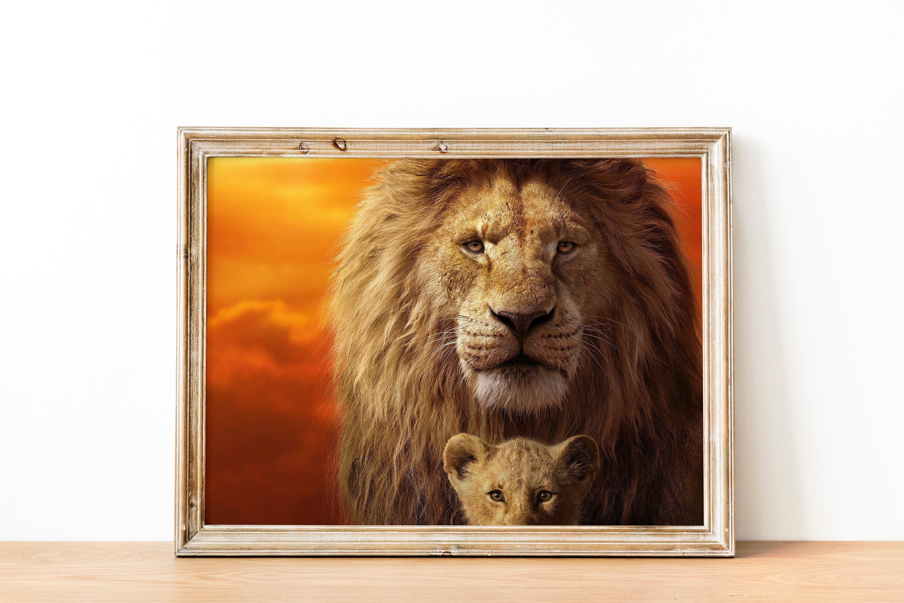 POSTER The Lion King Poster, Simba Picture, Wall Decor, Printable ...