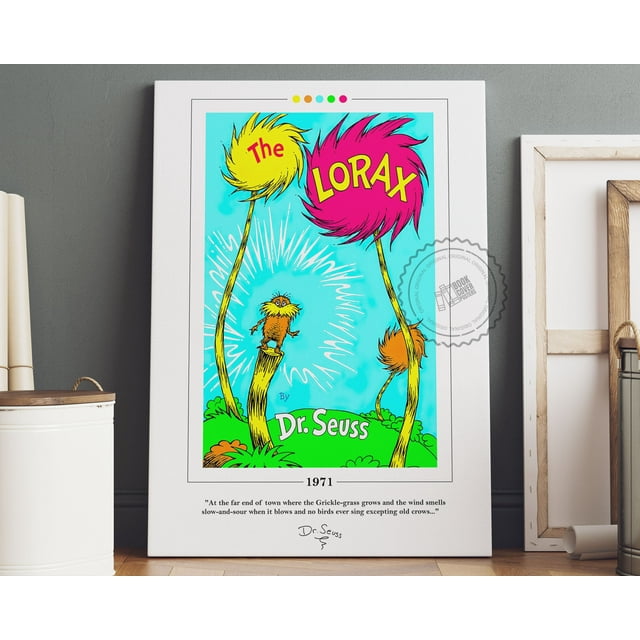POSTER The Lorax Book Cover Poster | Dr. Seuss, The Lorax Poster, The ...