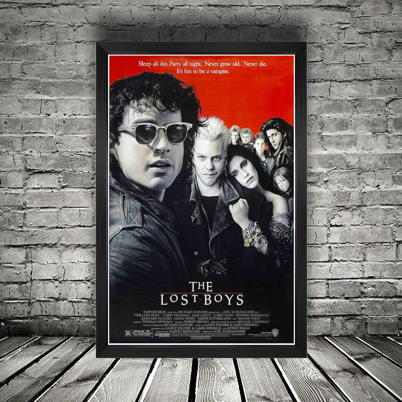 POSTER The Lost Boys (1987) Movie Posters | Kiefer Sutherland | Corey ...