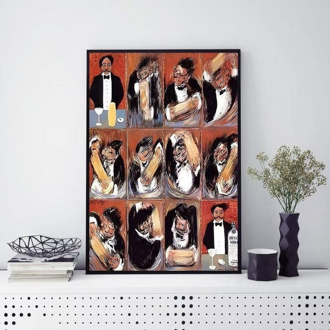 POSTER The Making of the perfect Martini - Guy Buffet Premium Matte Vertical Poster-UNFRAMED ...