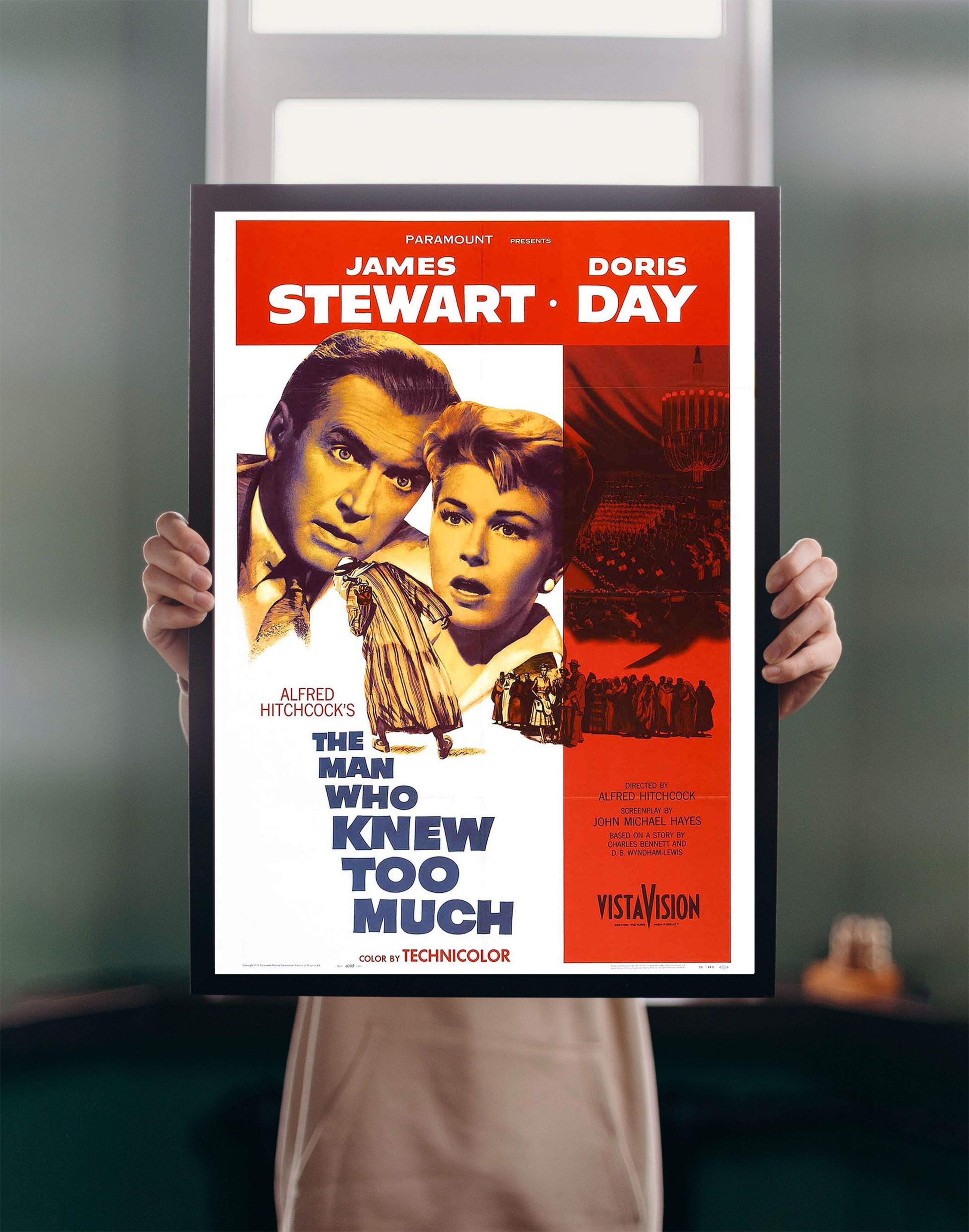 POSTER The Man Who Knew Too Much 1956 Movie POSTER PRINT A5 A1 Alfred ...