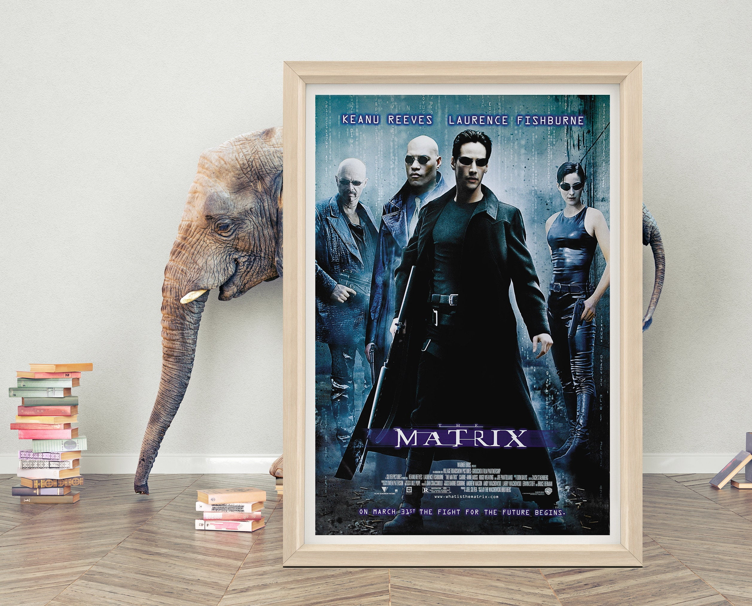 POSTER The Matrix (1999) Poster | The Matrix Classic Movie Poster | High Quality Poster Cloth ...