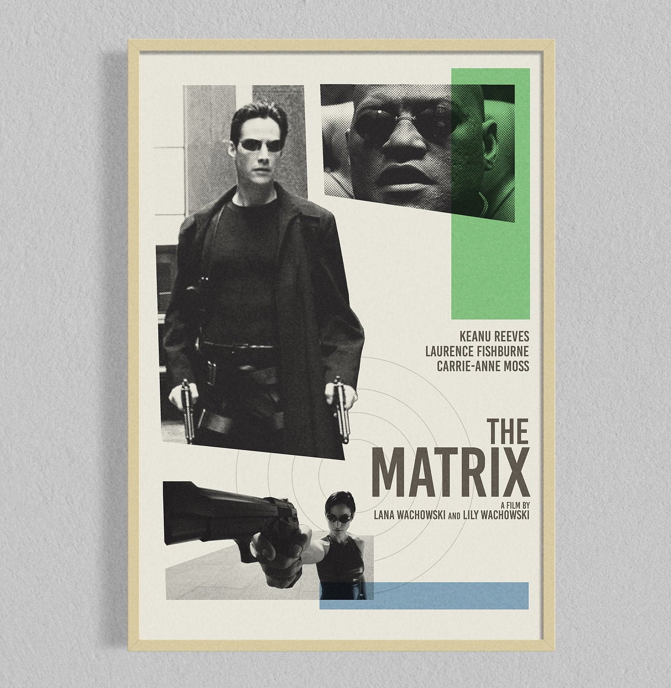 POSTER The Matrix Mid Century Movie Poster | Film Posters | Minimalist ...