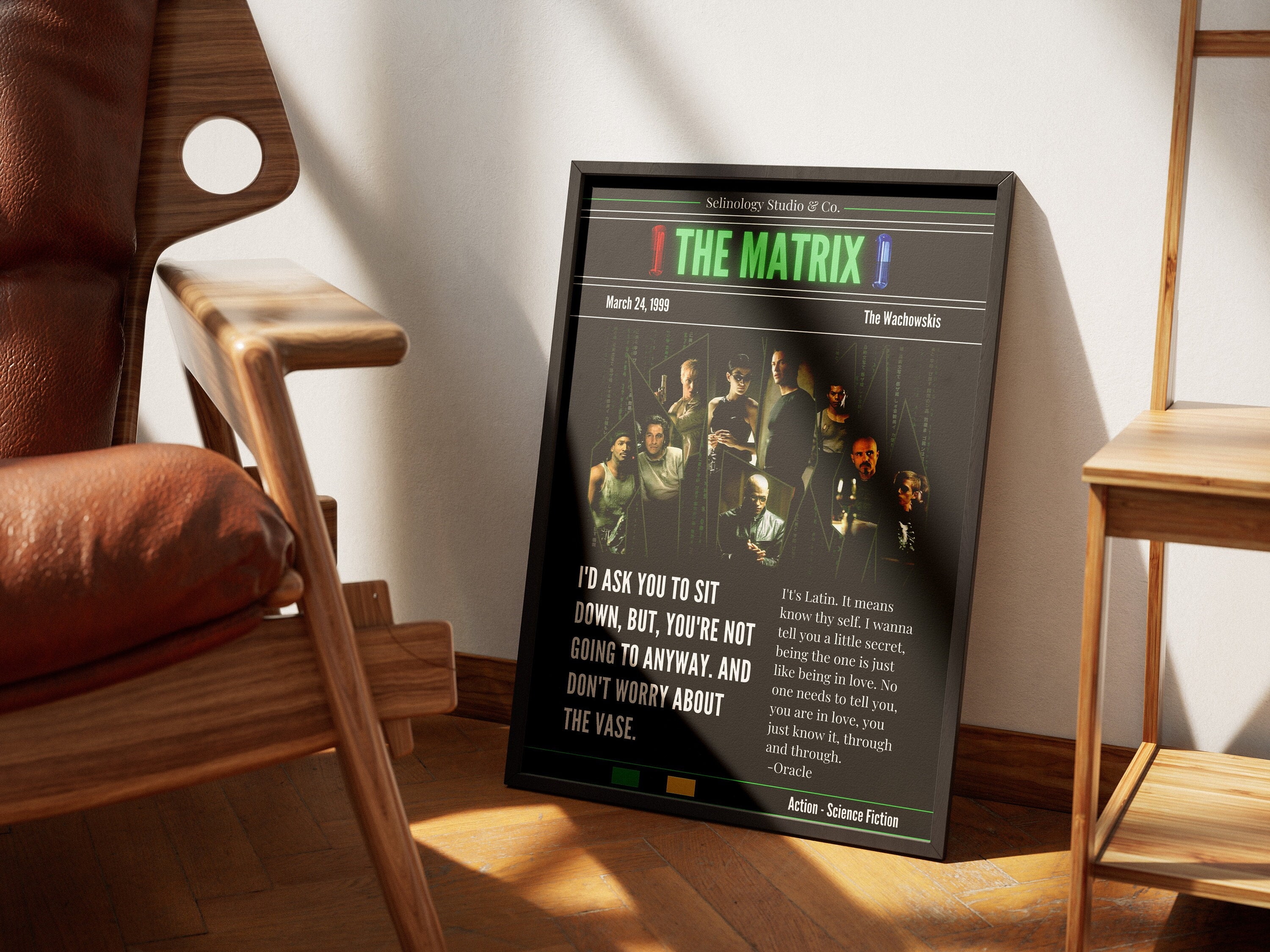 POSTER The Matrix Movie Poster, The Matrix Artwork, The Matrix Print ...