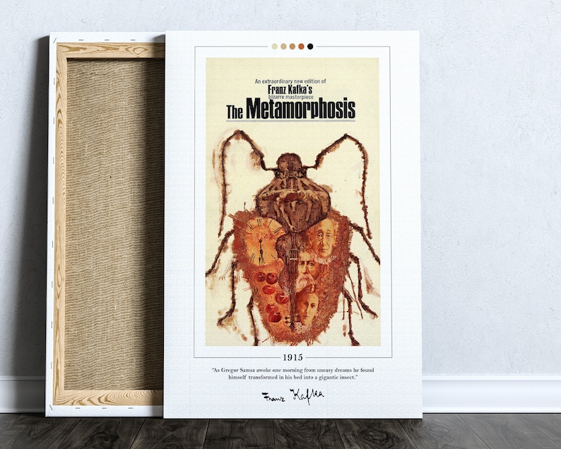 POSTER The Metamorphosis Book Cover Poster | Franz Kafka, Metamorphosis ...