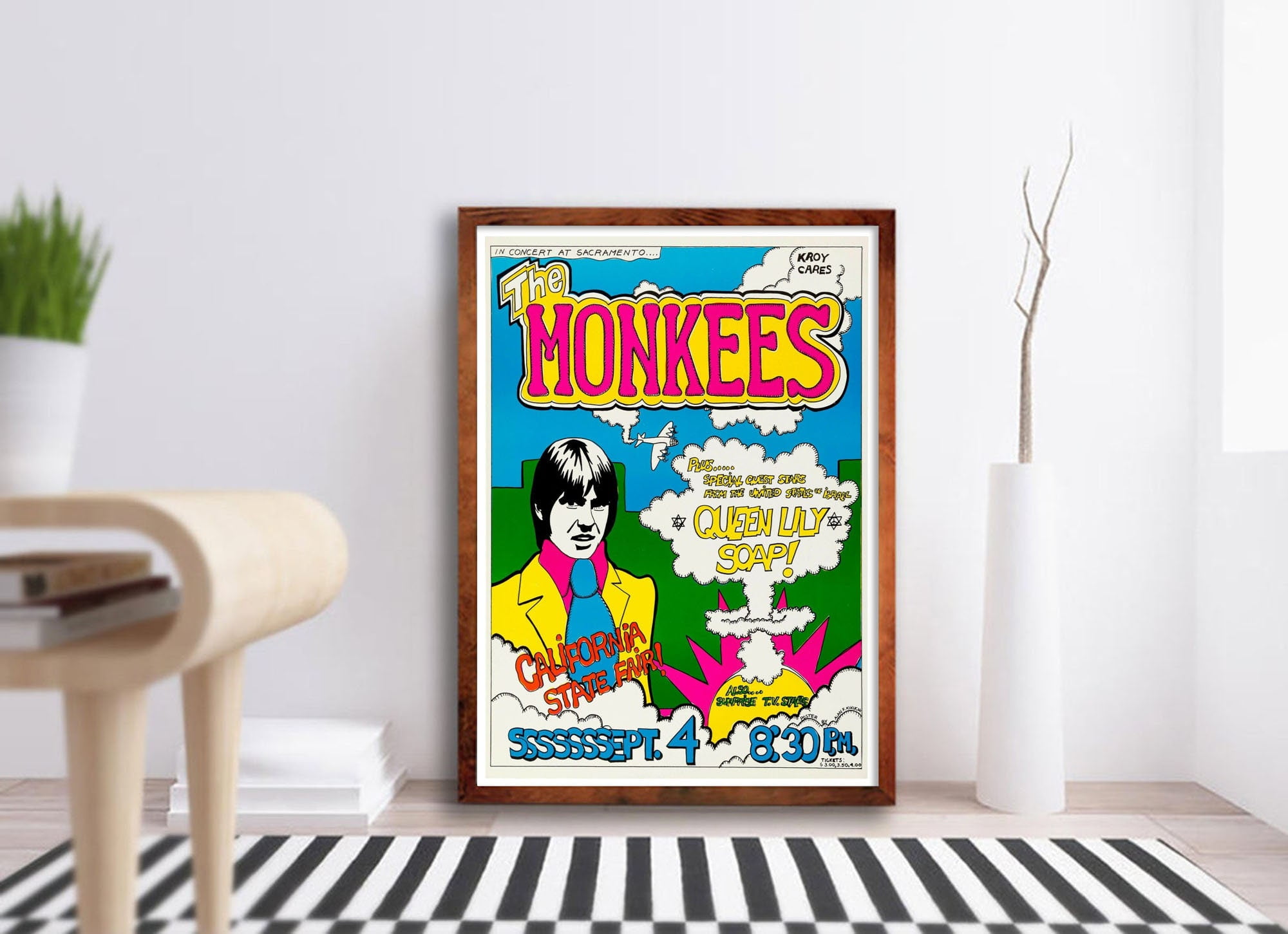 POSTER The Monkees - Rock Poster - Music Wall Art - 1960 / 1970 Rock ...