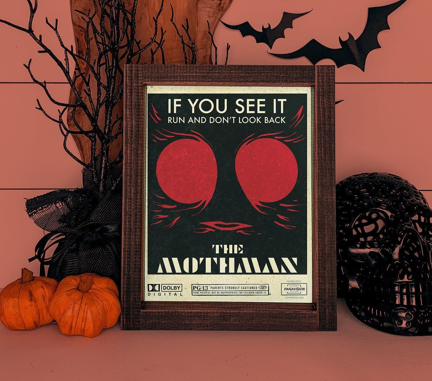 POSTER The Mothman Pop Art Cryptid Print-UNFRAMED - Walmart.com