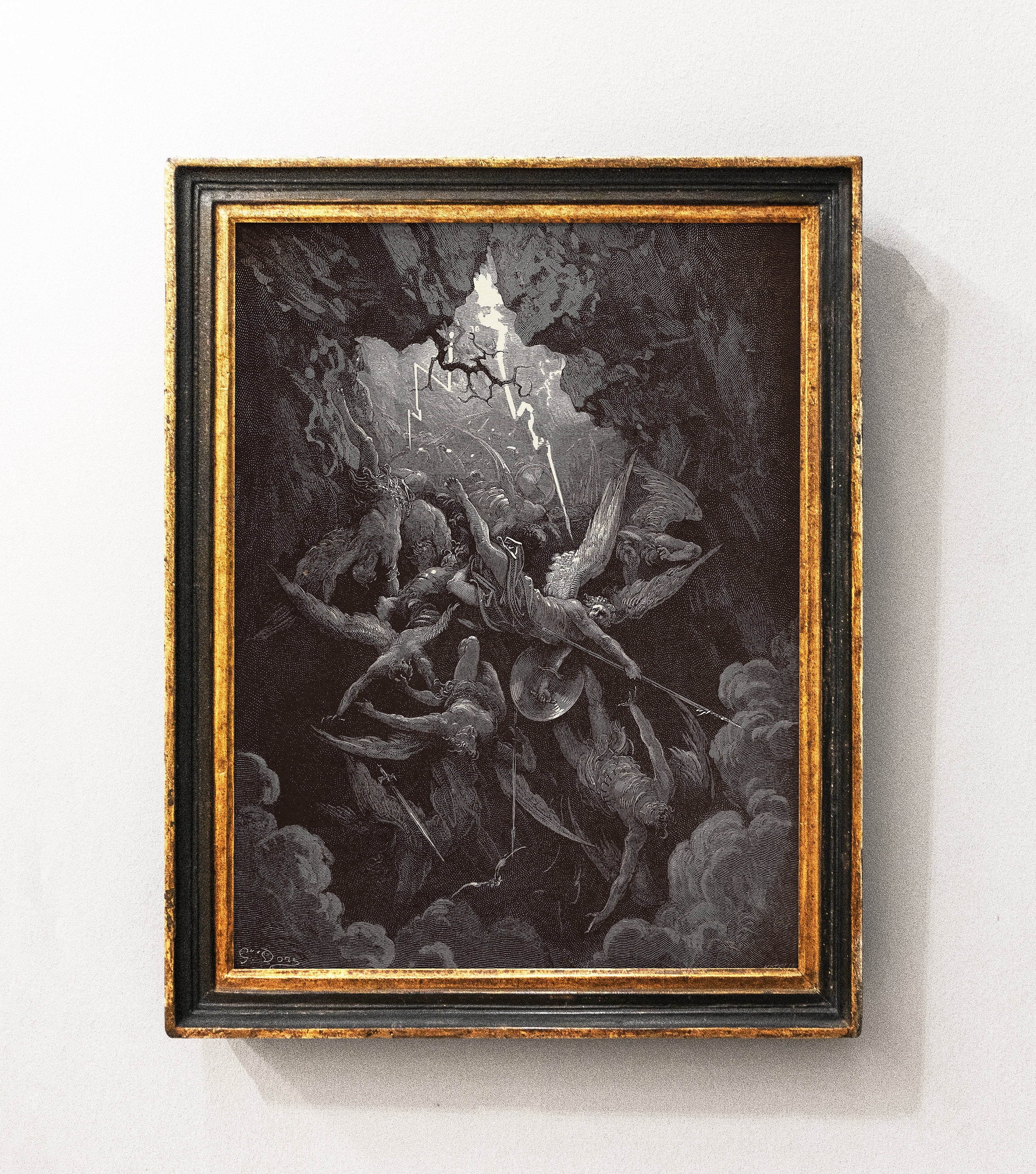 POSTER The Mouth of Hell - Gustave Dore Print, Wall Art, Dante, Wall ...
