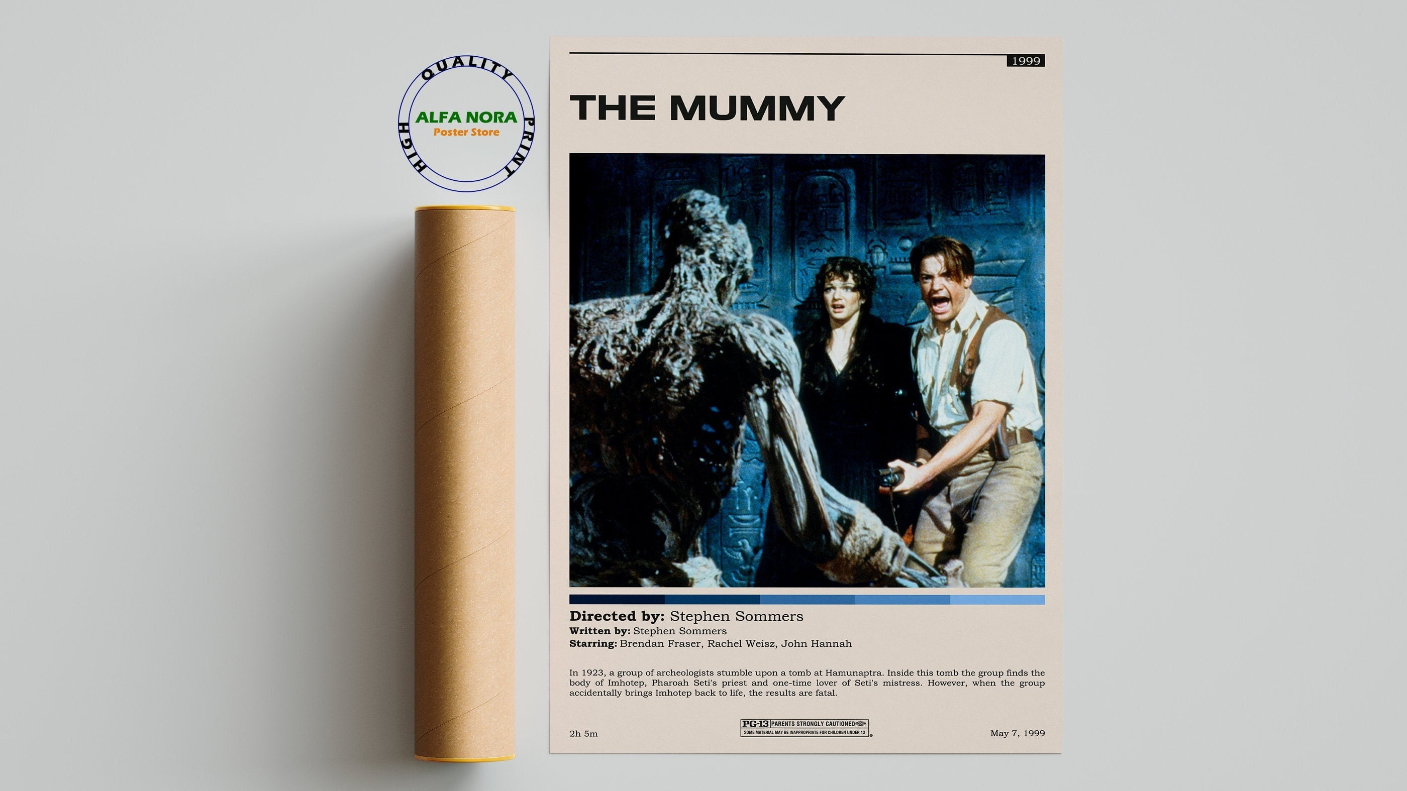 POSTER The Mummy / The Mummy Poster / Minimalist Movie Poster / Vintage Retro Art Print / Poster ...