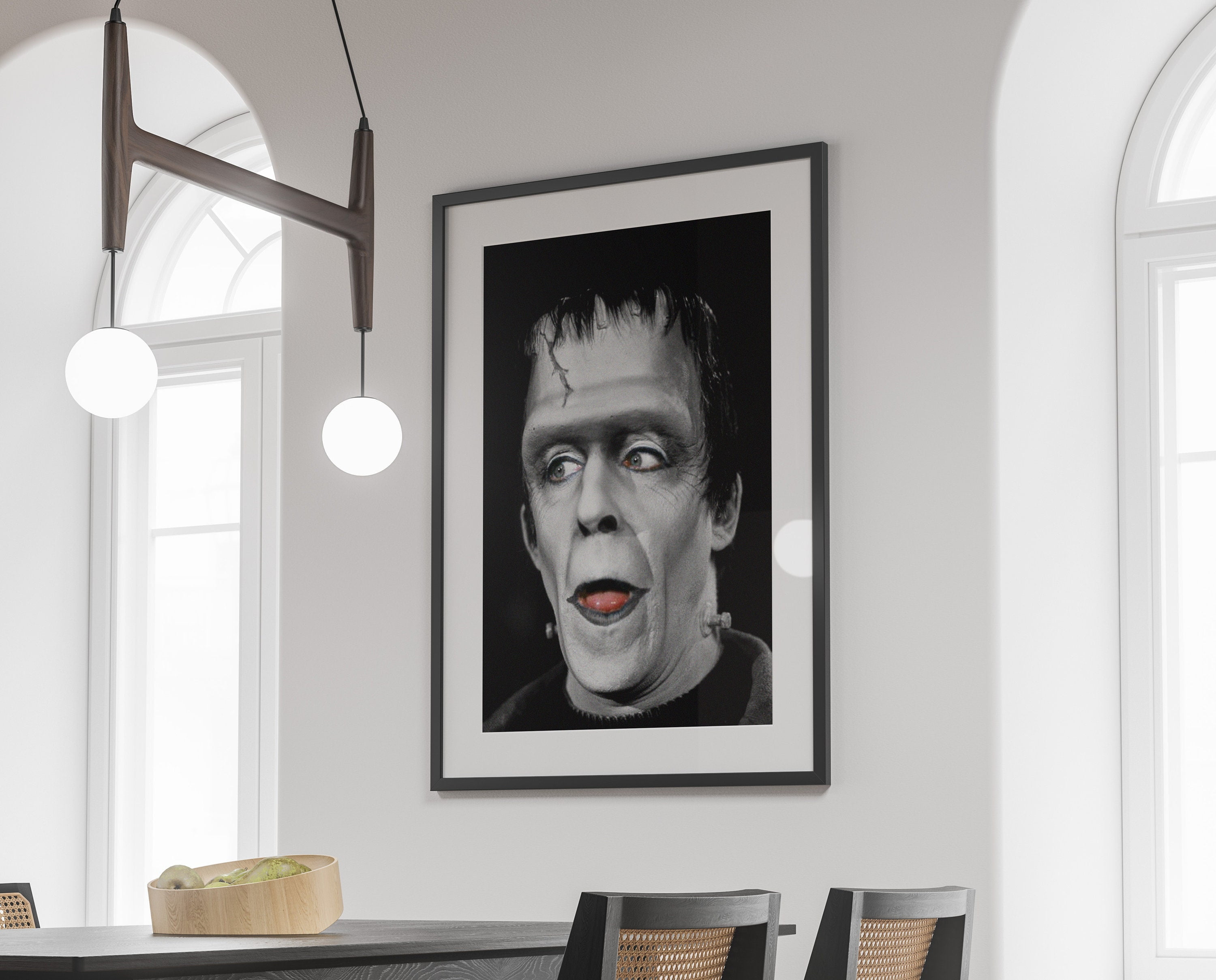 POSTER The Munsters Poster, Halloween Wall Decor, Herman Munster ...