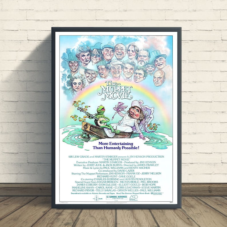 POSTER The Muppet Movie Movie Poster - High Quality Print - Wall Art ...
