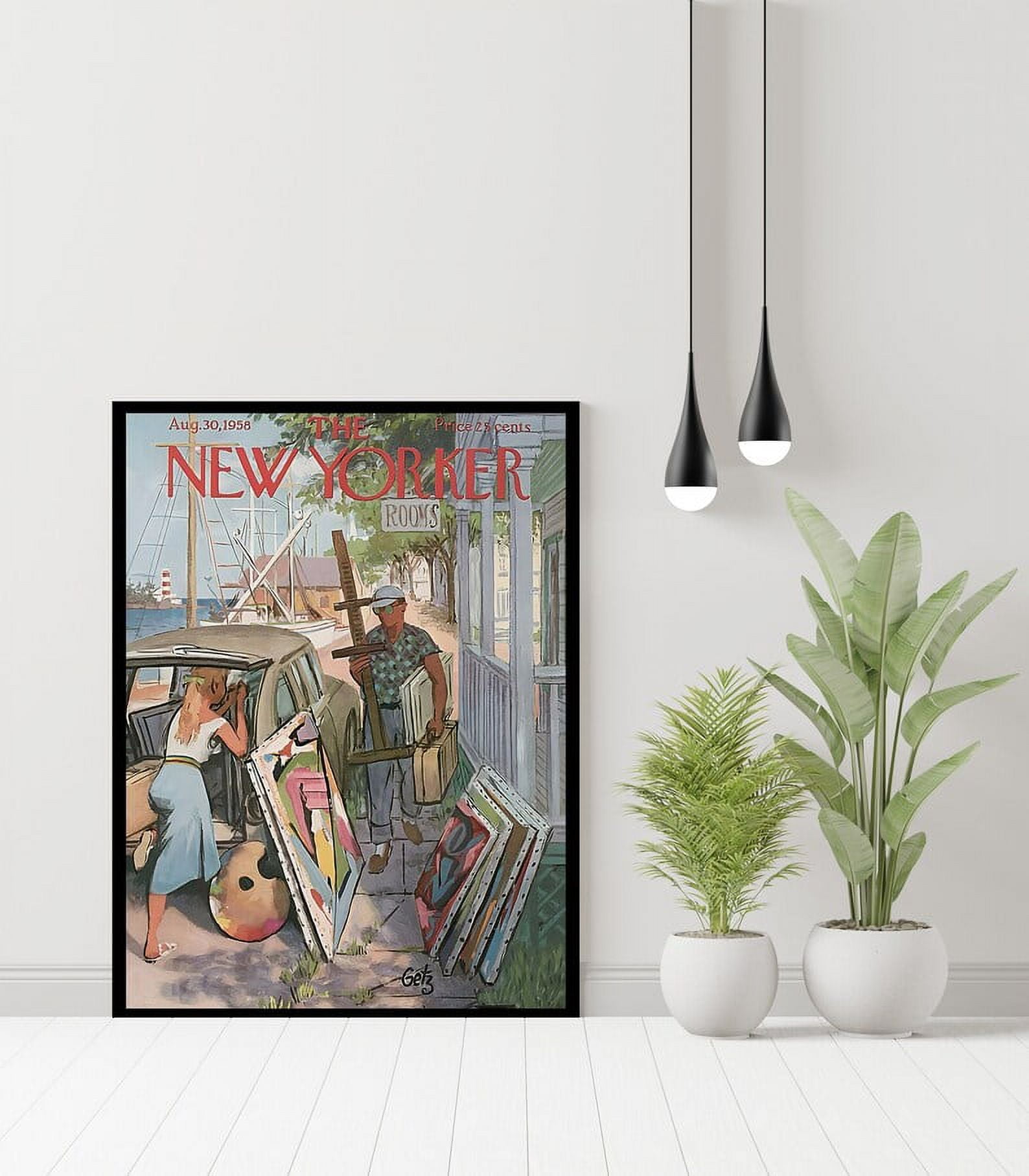 POSTER The New Yorker Magazine Cover œArt by Arthur Getz | August 30 ...