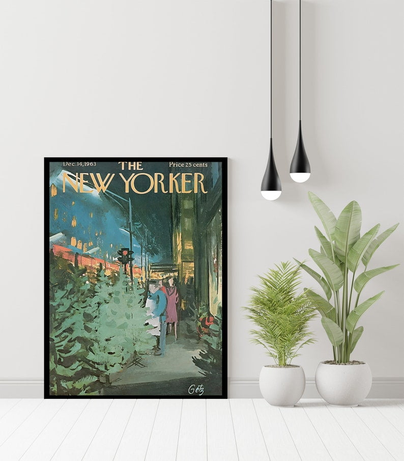POSTER The New Yorker Magazine Cover “Art” by Arthur Getz | December 14 ...