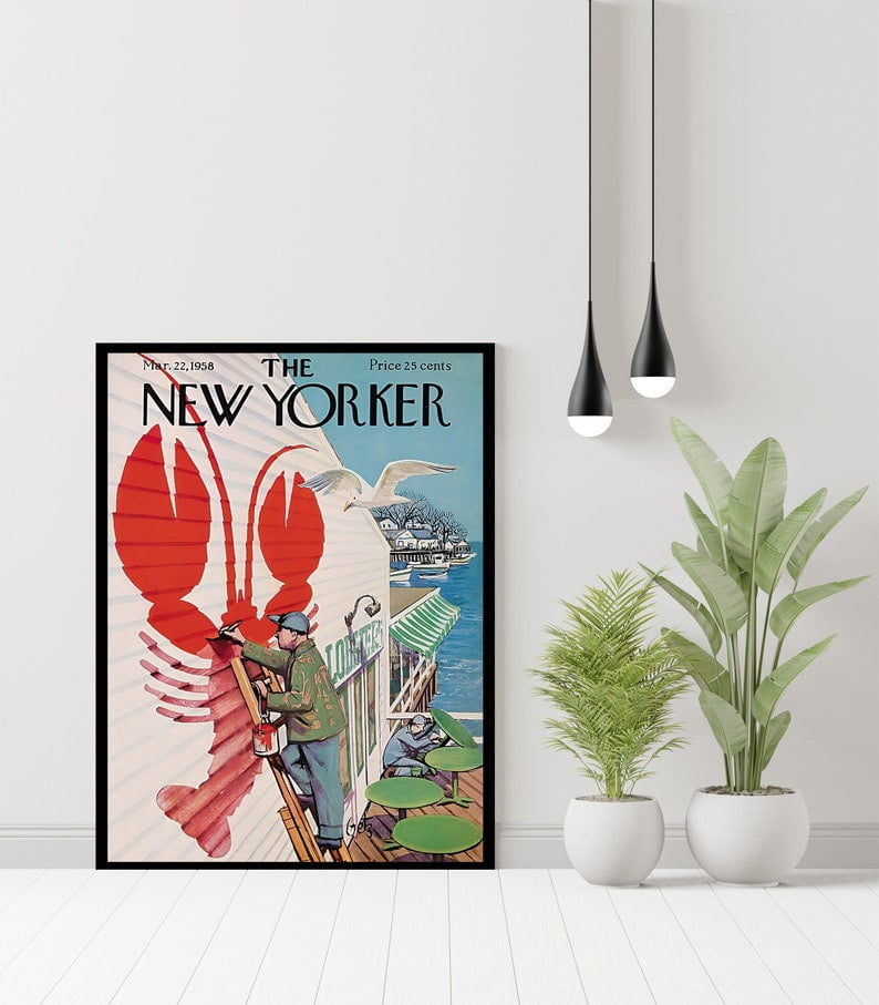 POSTER The New Yorker Magazine Cover œArt by Arthur Getz | March 22 ...