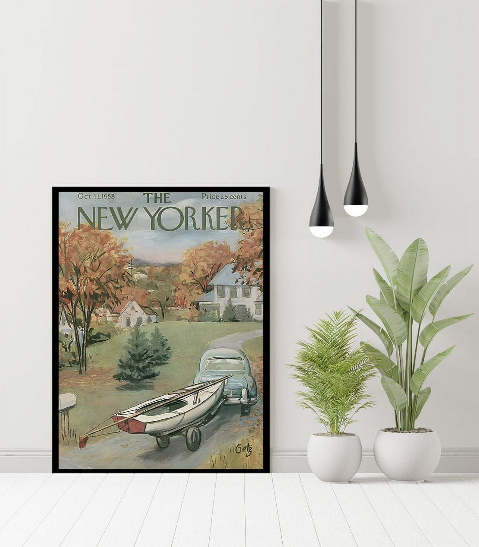 POSTER The New Yorker Magazine Cover œArt by Arthur Getz | October 11 ...