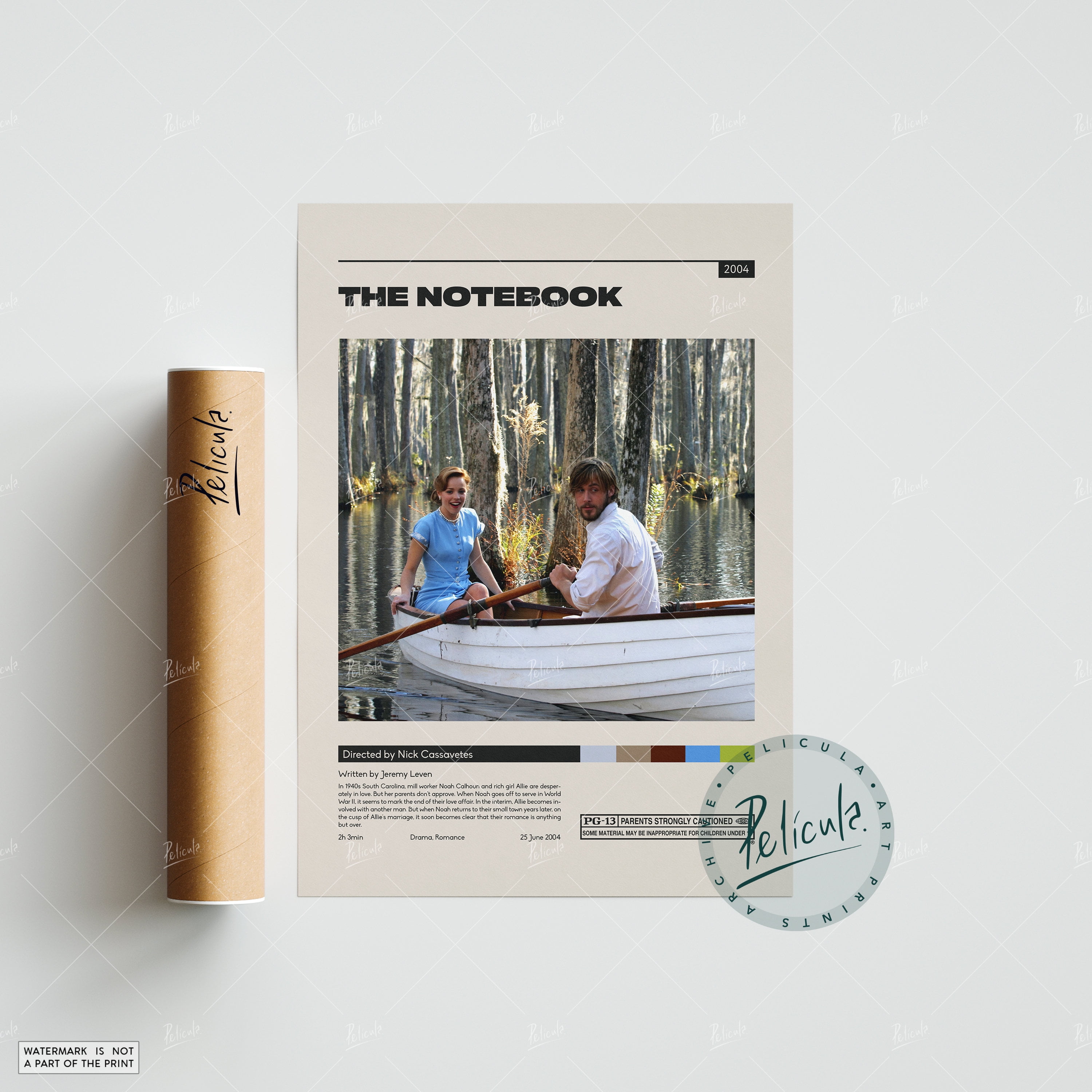POSTER The Notebook Poster | Nick Cassavetes | Minimalist Movie Poster ...