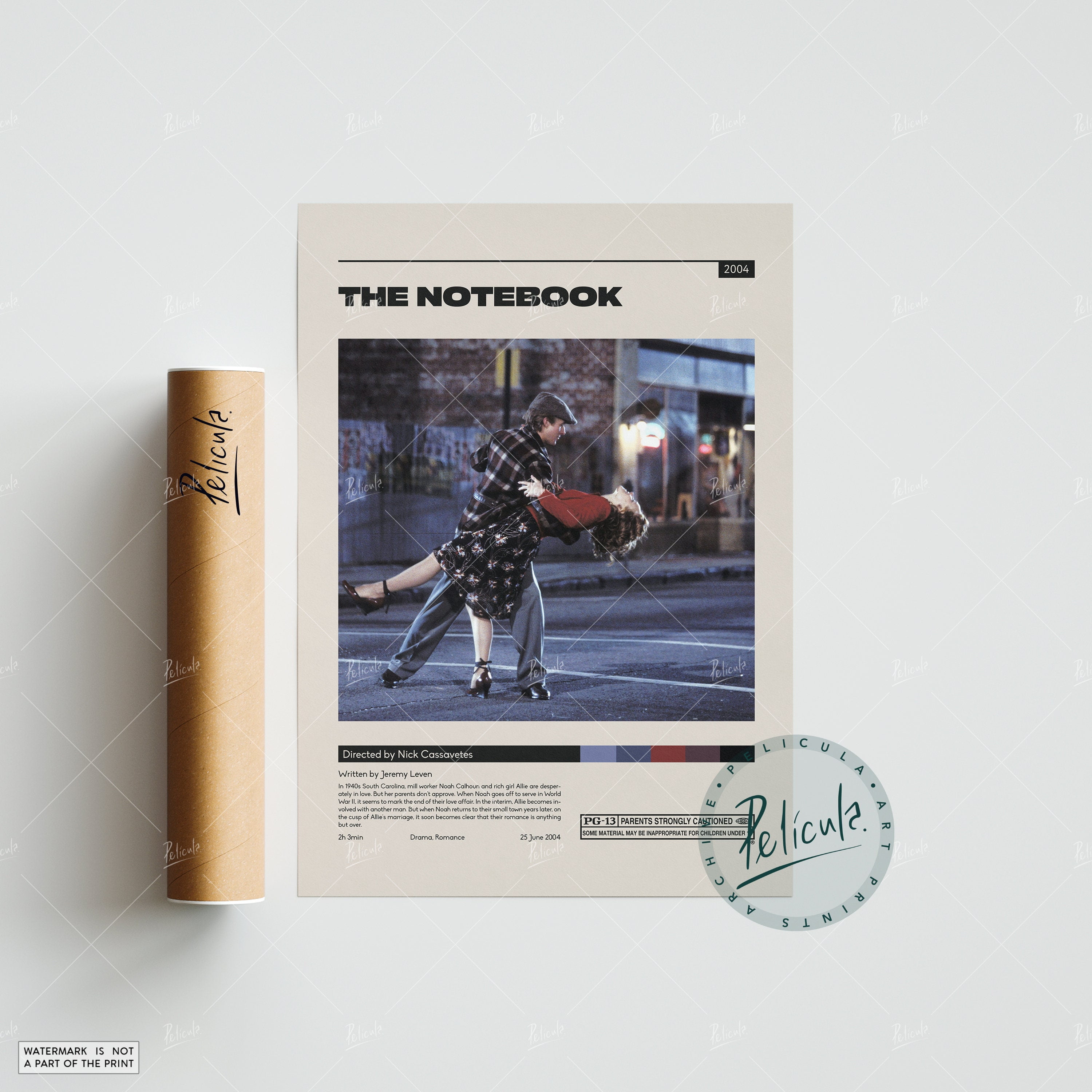 POSTER The Notebook Poster | Nick Cassavetes | Minimalist Movie Poster ...