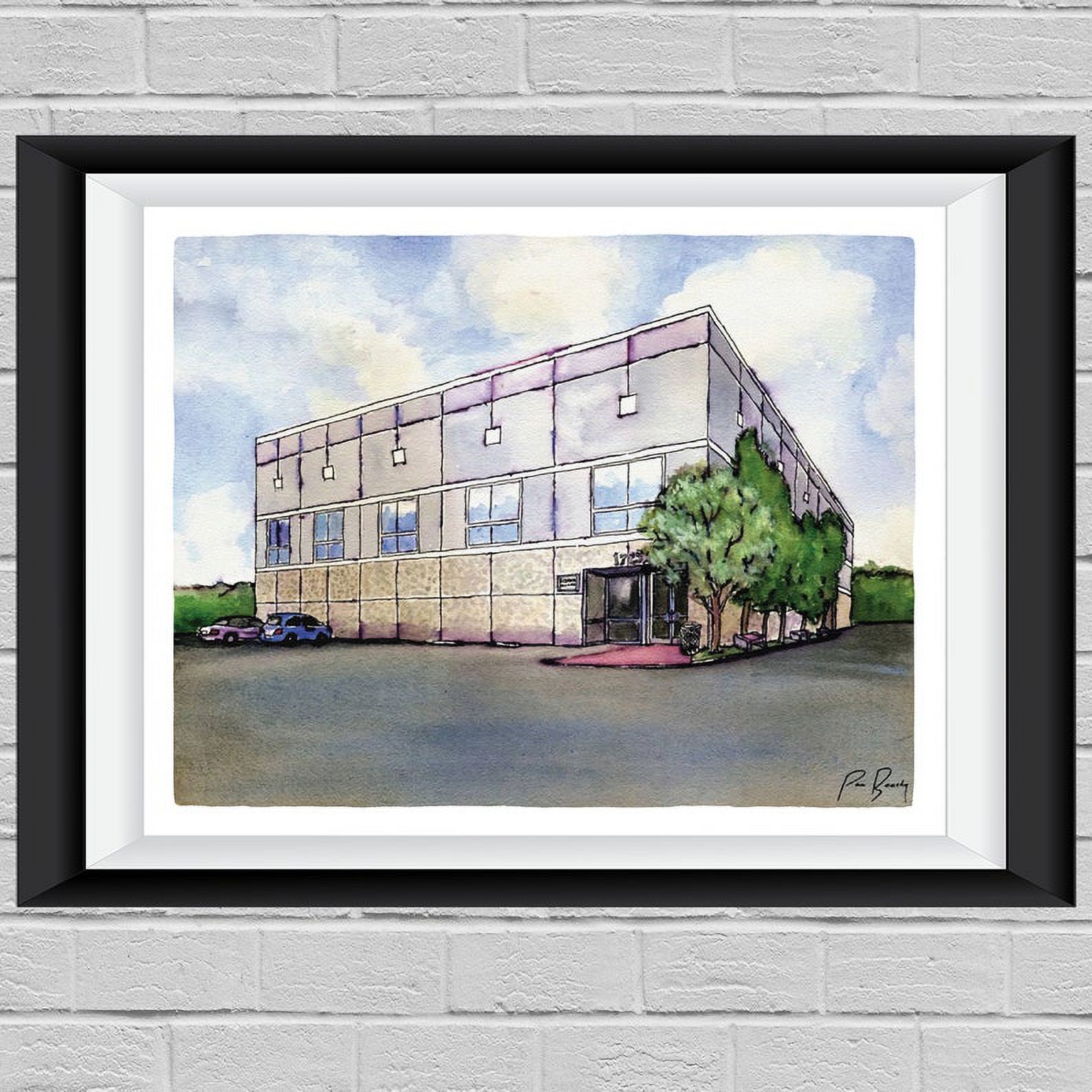 POSTER The Office - Pam's Watercolor Painting Replica Print - Dunder ...
