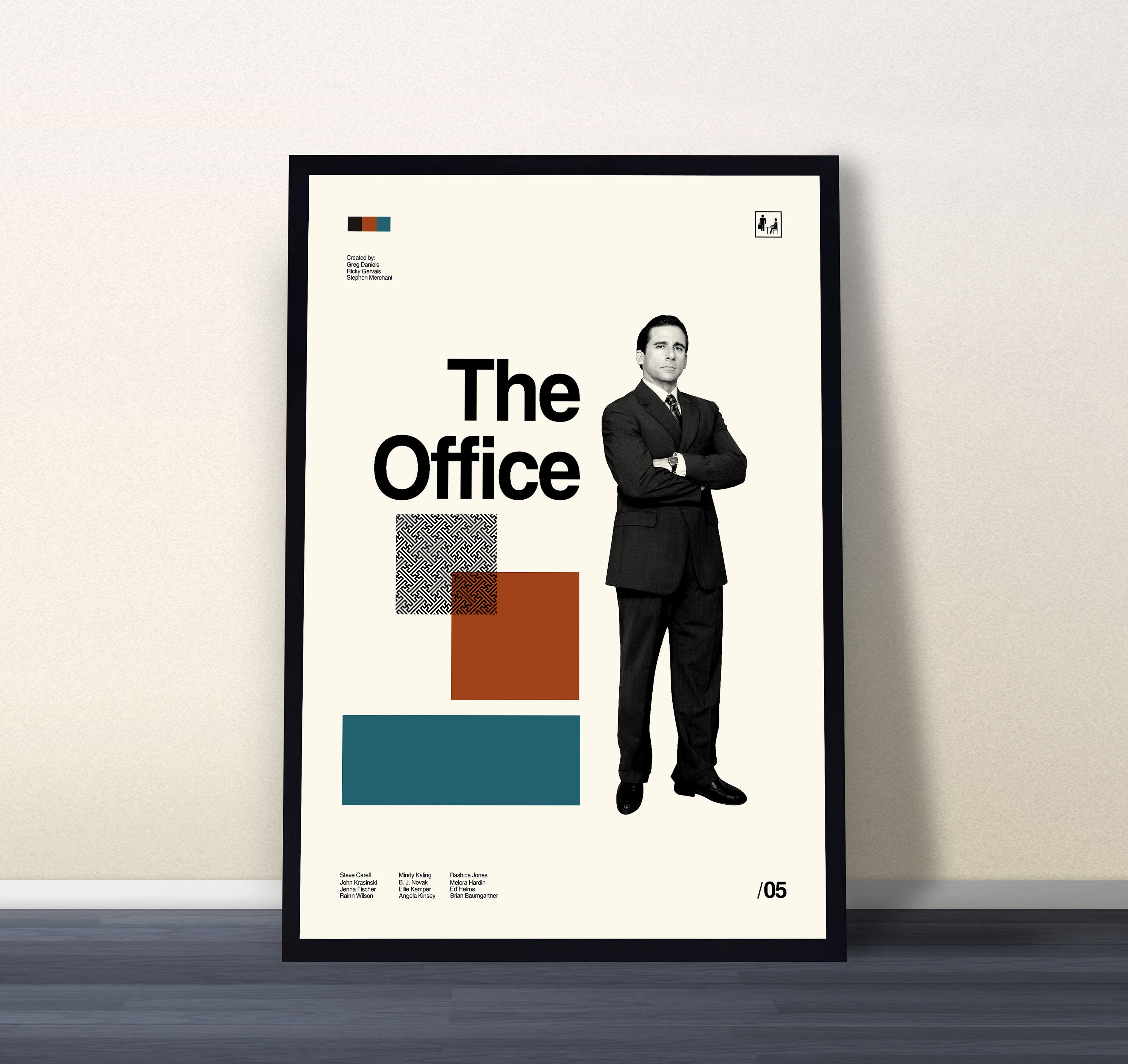POSTER The Office Poster, The Office TV Series Poster, Midcentury Art ...