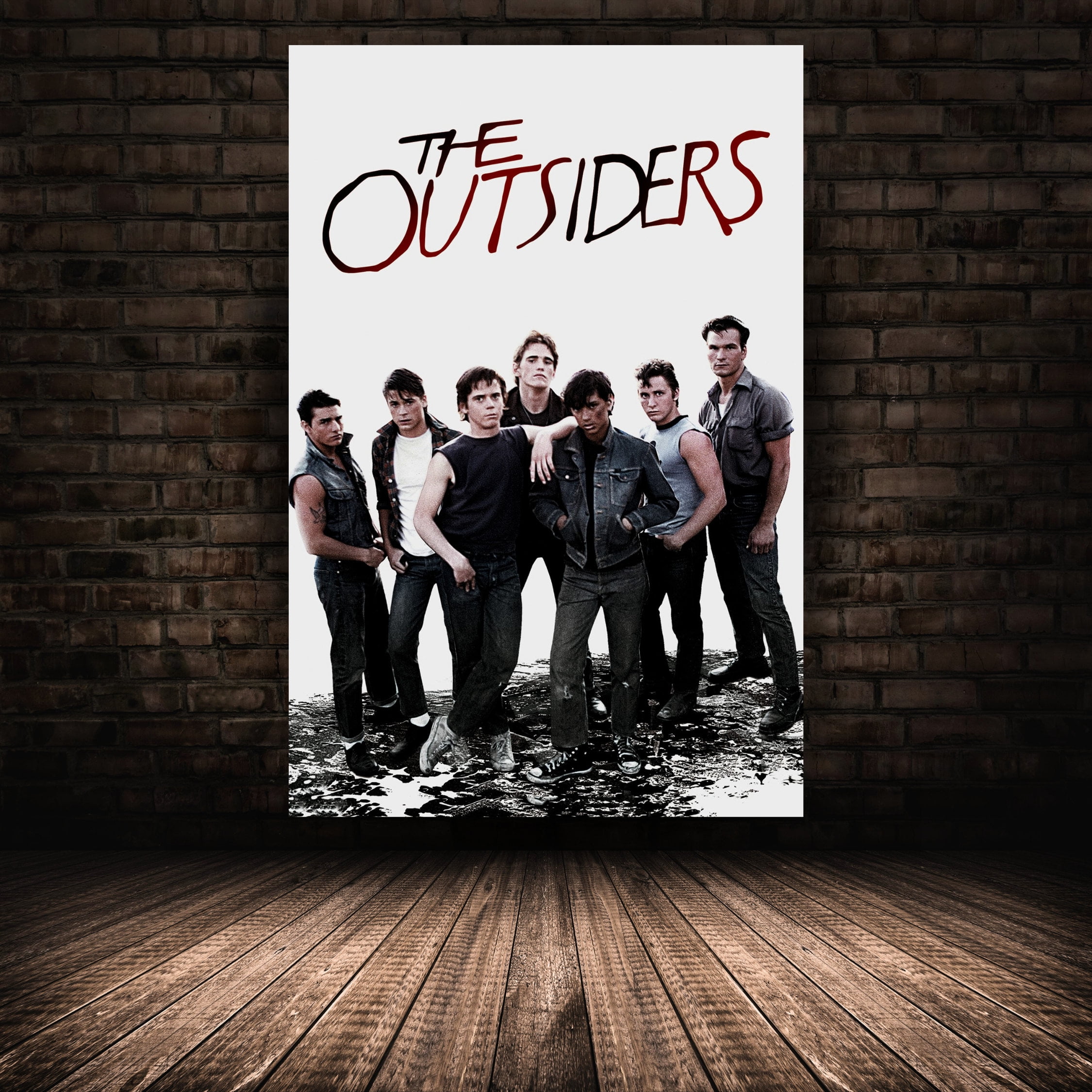 POSTER The Outsiders Movie Poster, Thomas Howell Wall Art, Unique Home ...