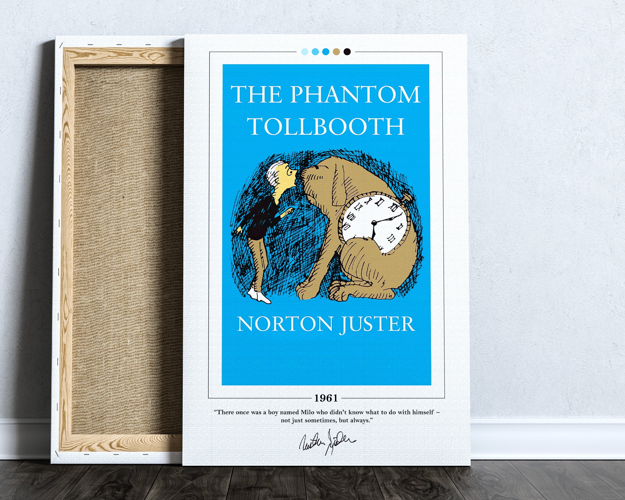 POSTER The Phantom Tollbooth Book Cover Poster | Norton Juster, Phantom ...