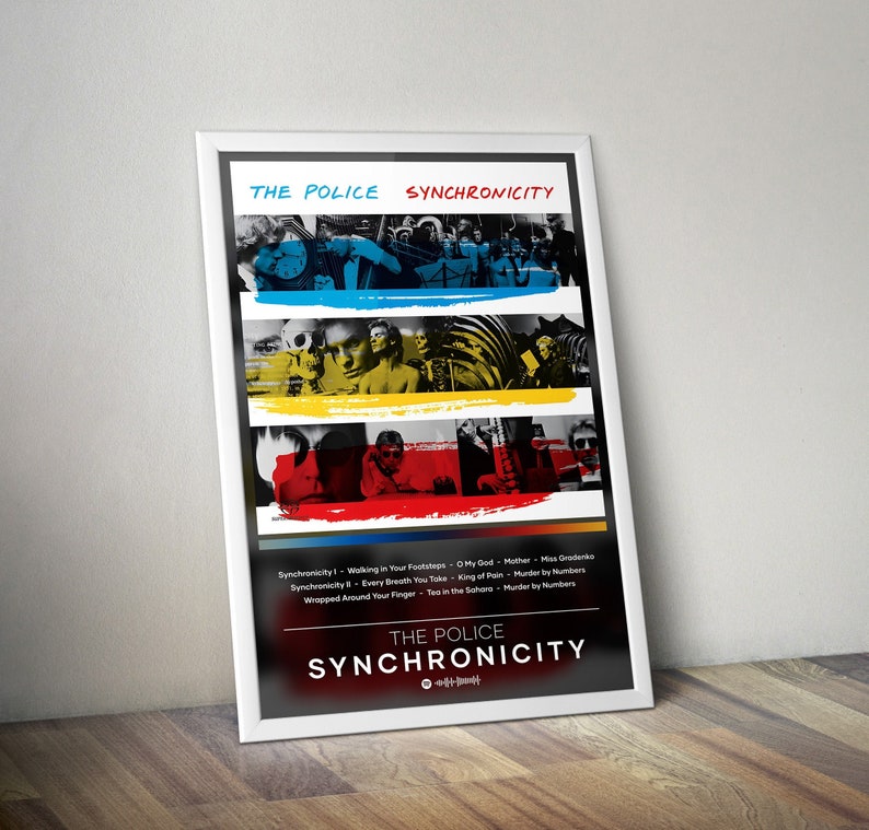 POSTER The Police Poster Print | Synchronicity Poster | Album Poster ...