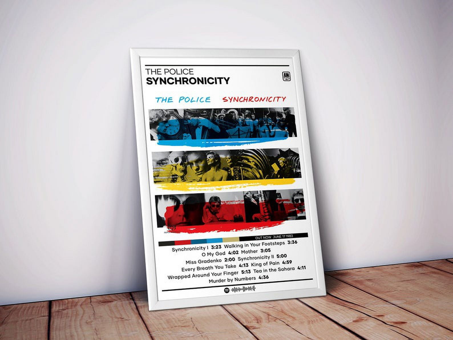POSTER The Police Poster | Synchronicity Poster | | Album Poster Prints ...